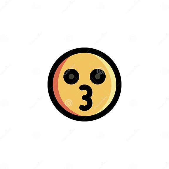 Duck Face Icon иллюстрация вектора. иллюстрации насчитывающей смайлик ...