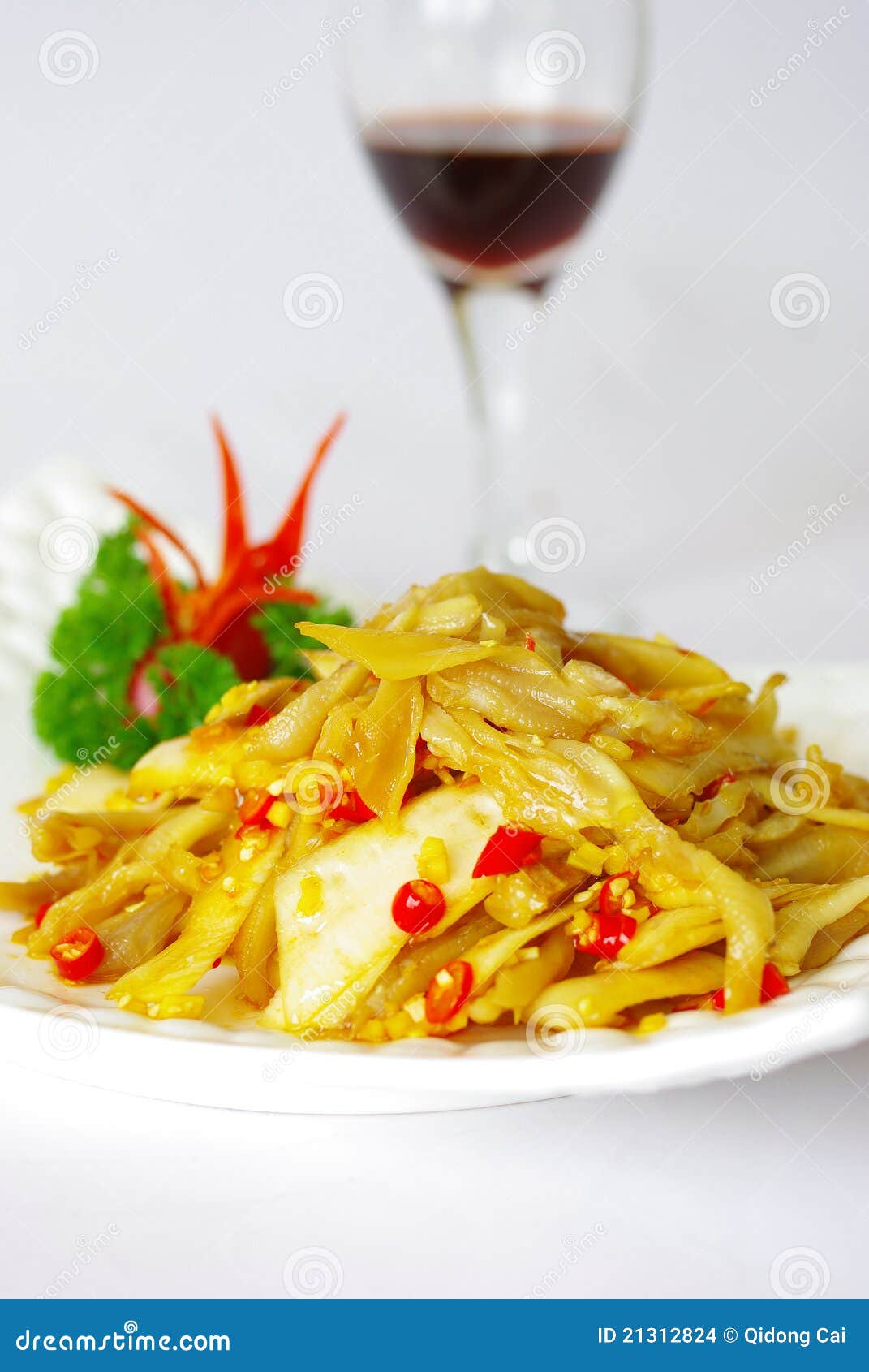 Duck feet and Radish stock photo. Image of healthy, roast - 21312824