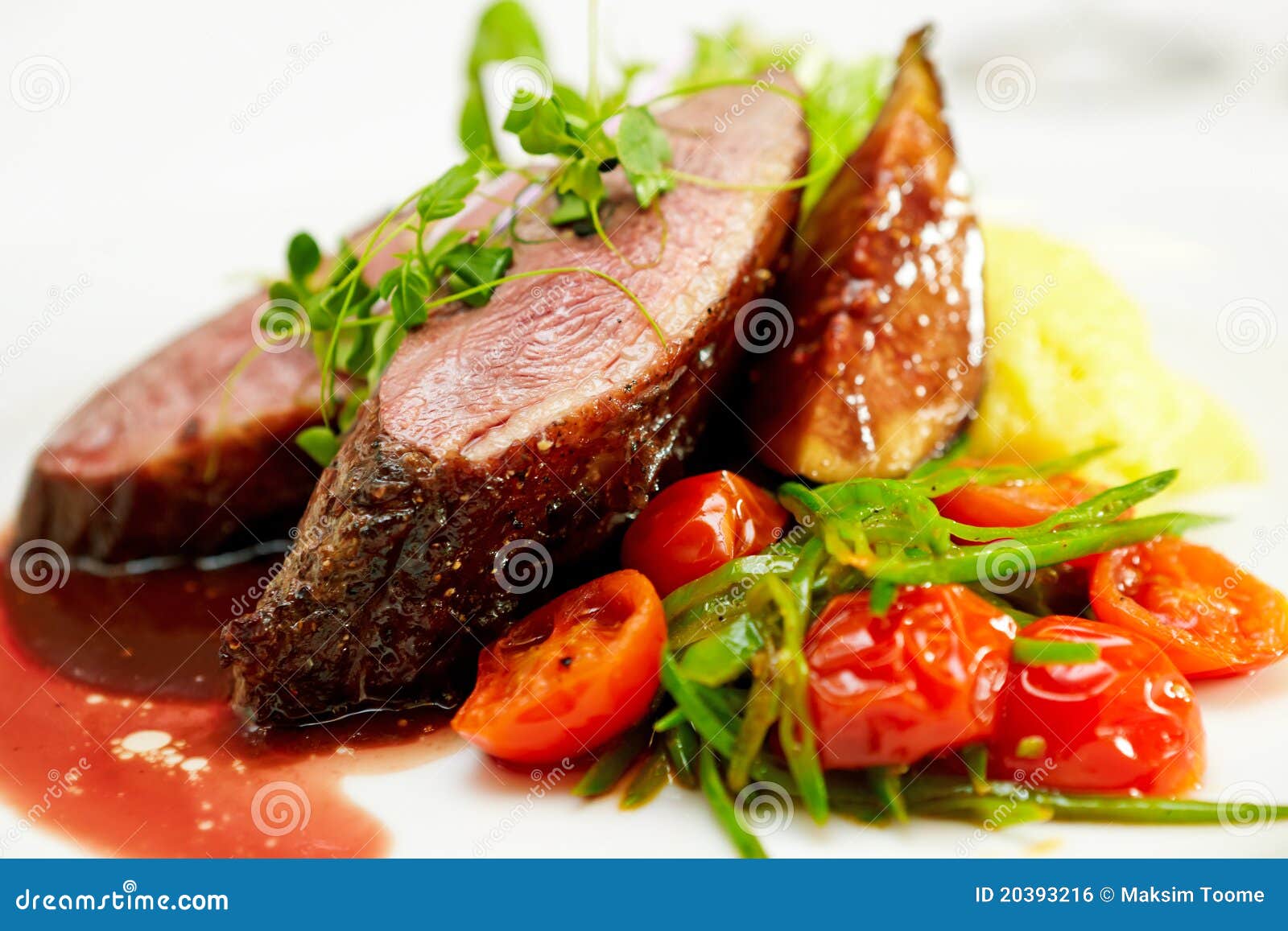 Duck fillet stock photo. Image of mashed, duck, dining - 20393216