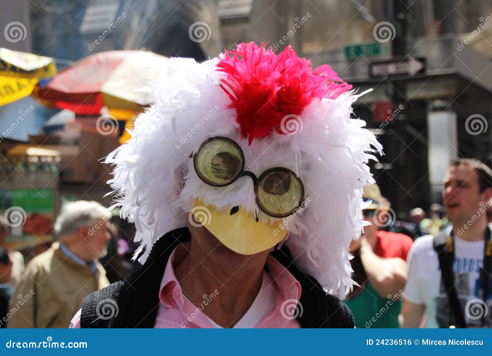 Duck-head mask editorial photo. Image of mask, parade - 24236516