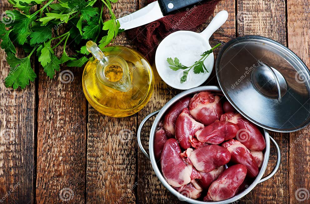 Duck hearts stock image. Image of portion, grilling, food - 83337013