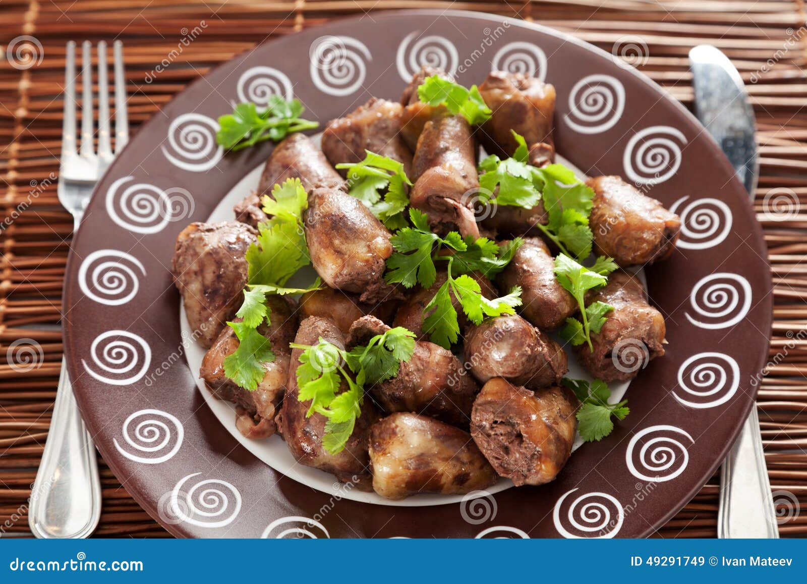 Duck Hearts in butter stock image. Image of life, view - 49291749
