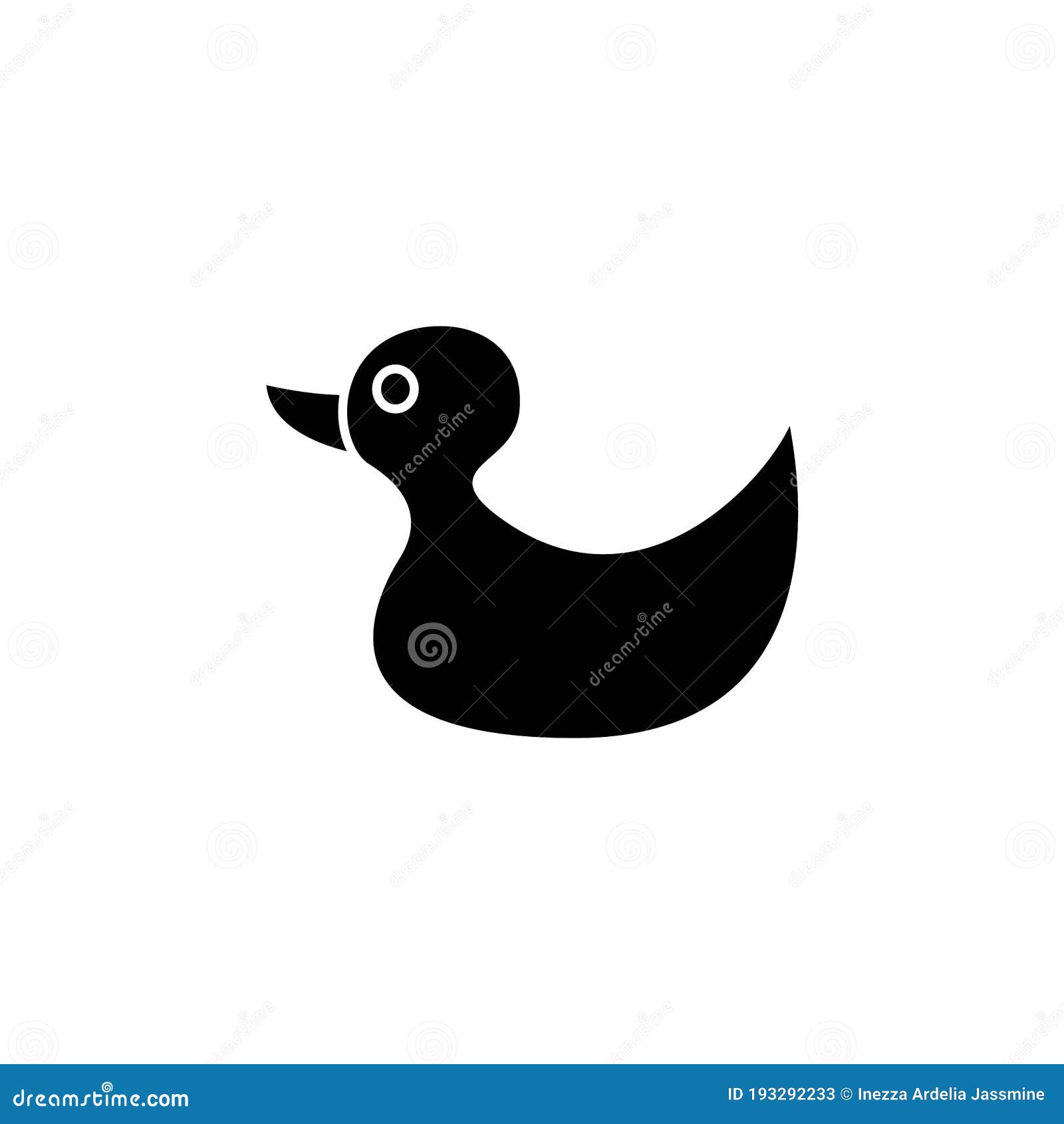 Duck Icon, Symbol Design Template Stock Vector - Illustration of float ...