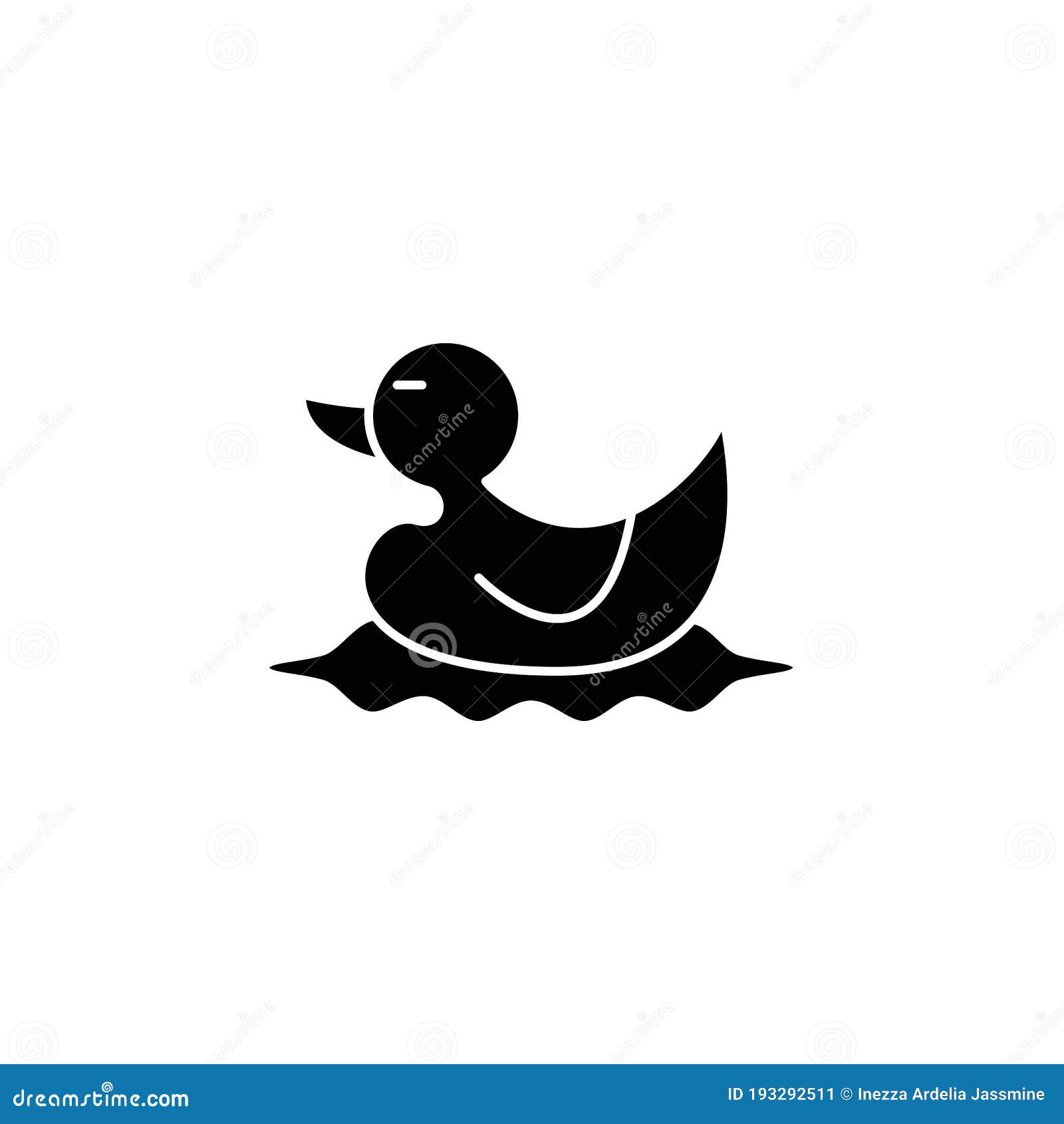Duck Icon, Symbol Design Template Stock Vector - Illustration of logo ...
