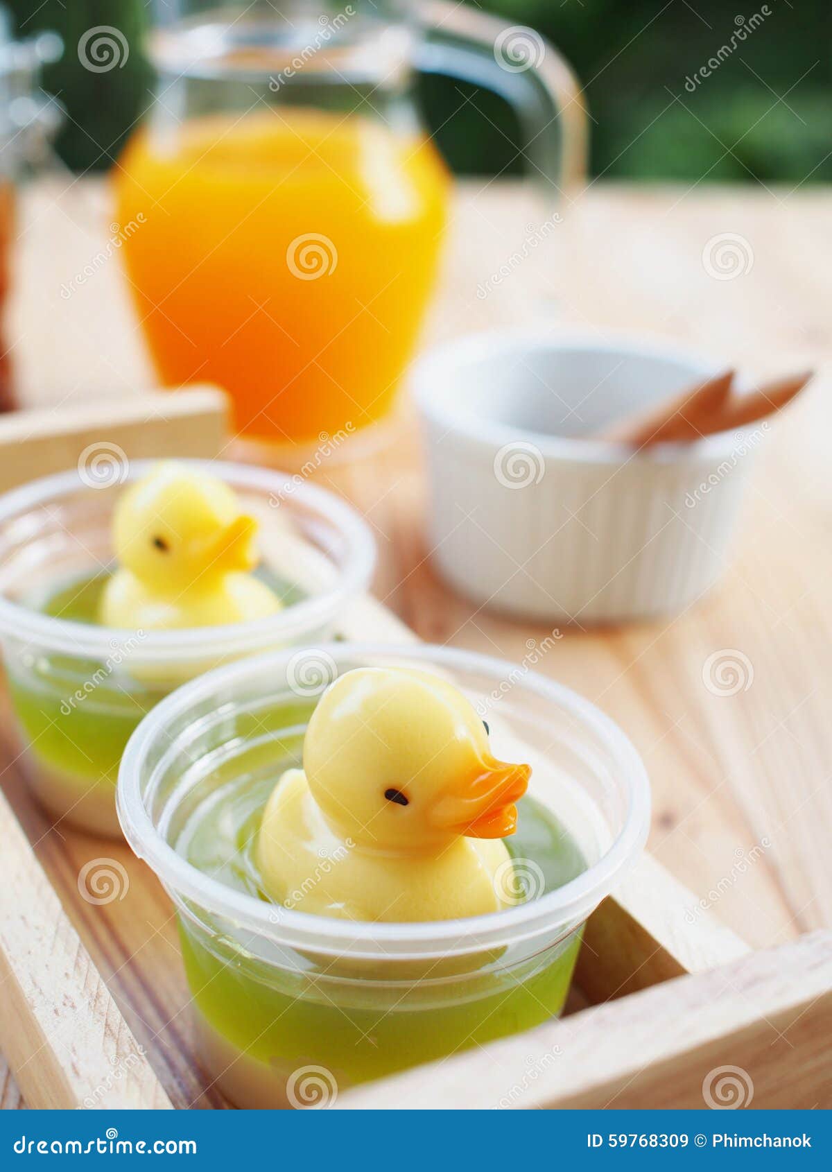 Duck jelly stock image. Image of gelatin, cane, dessert - 59768309