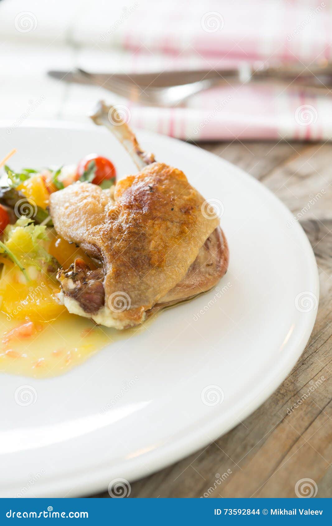 Duck leg confit stock photo. Image of rustic, meat, fresh - 73592844