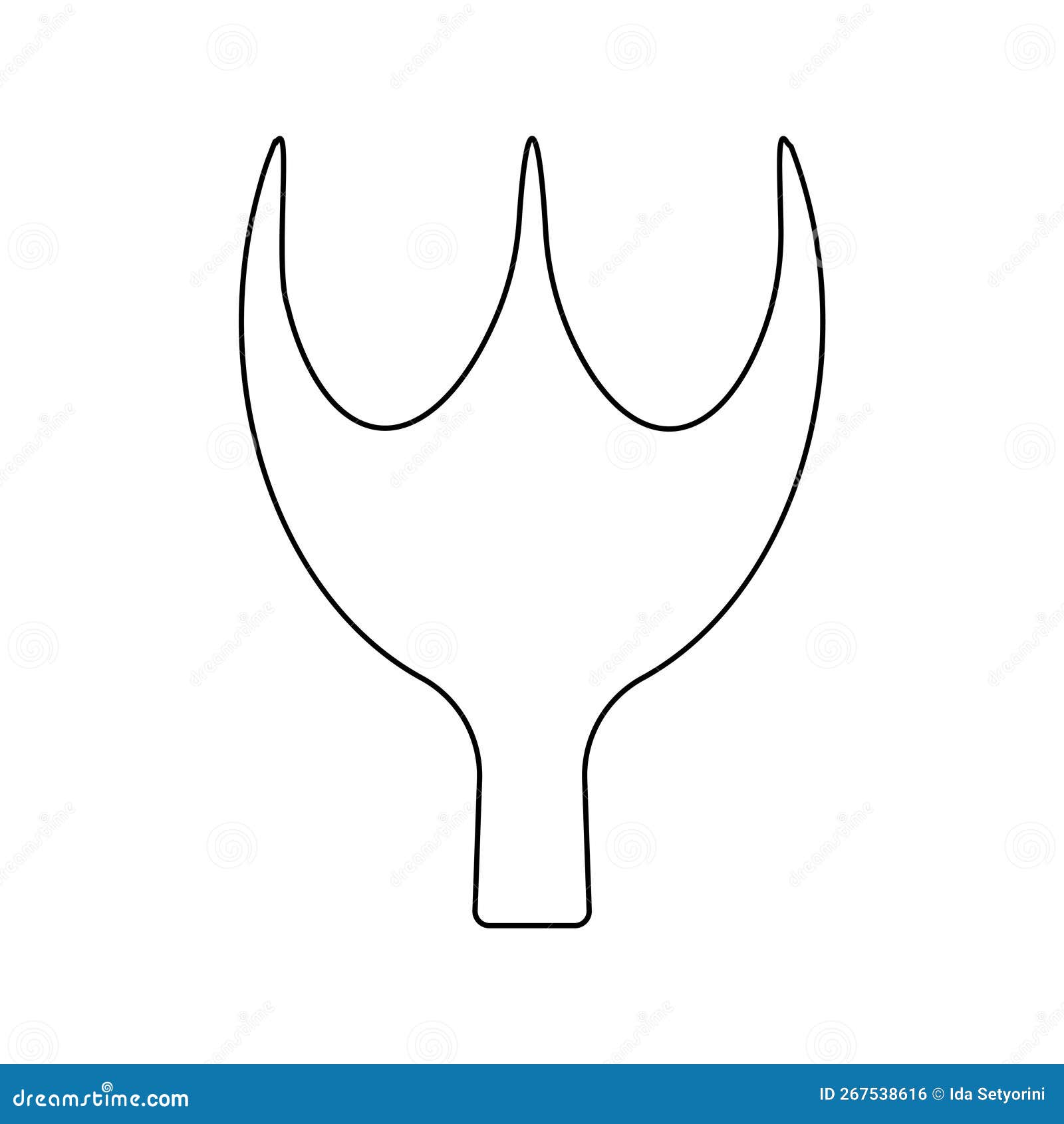 Duck leg icon vector stock illustration. Illustration of animal - 267538616