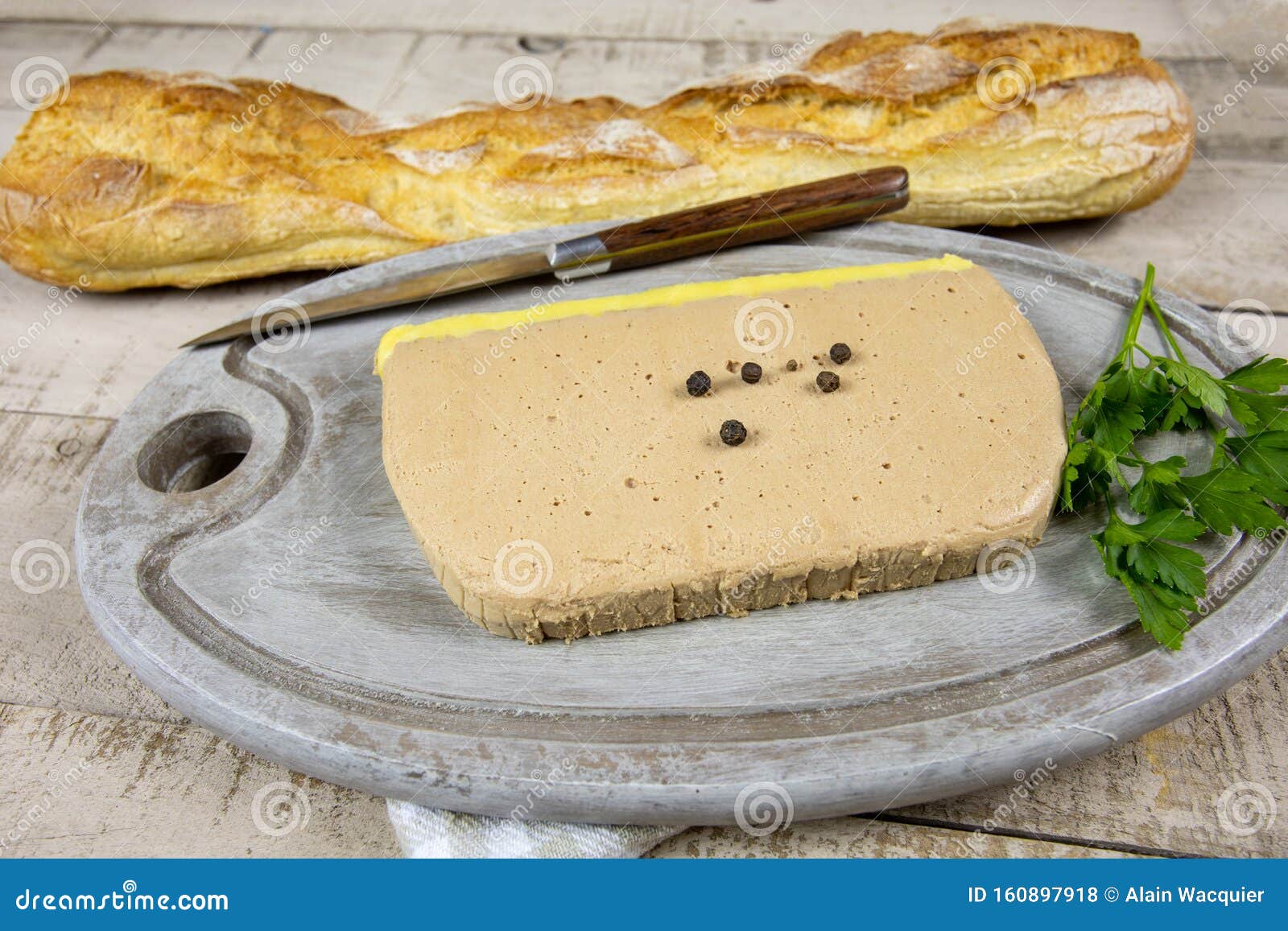 Duck liver pate stock photo. Image of delicatessen, board - 160897918