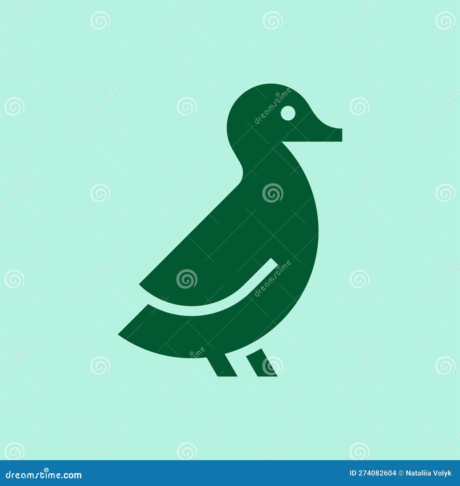Duck Logo stock vector. Illustration of farm, animal - 274082604