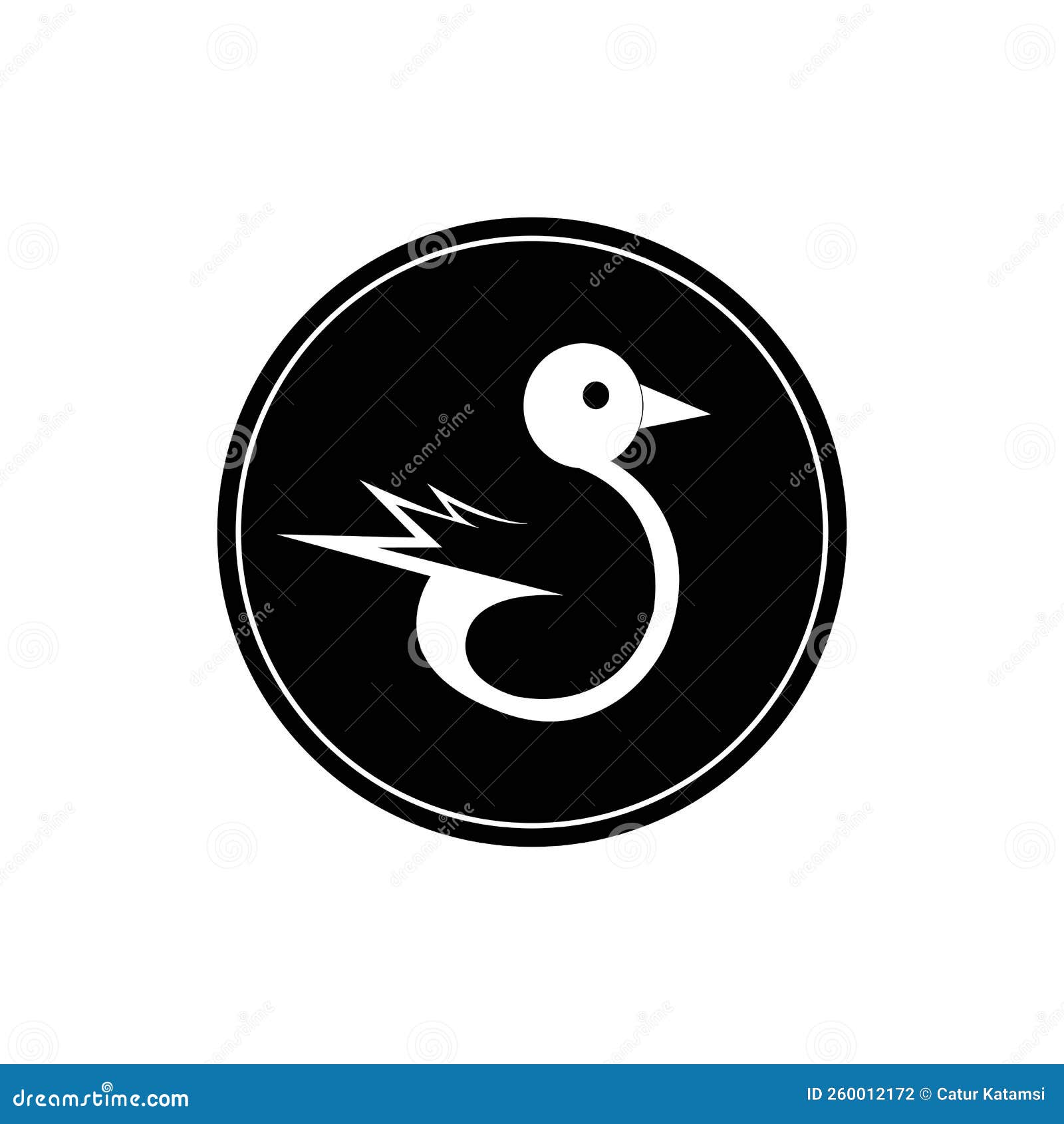 Duck logo icon vector stock illustration. Illustration of drawing ...