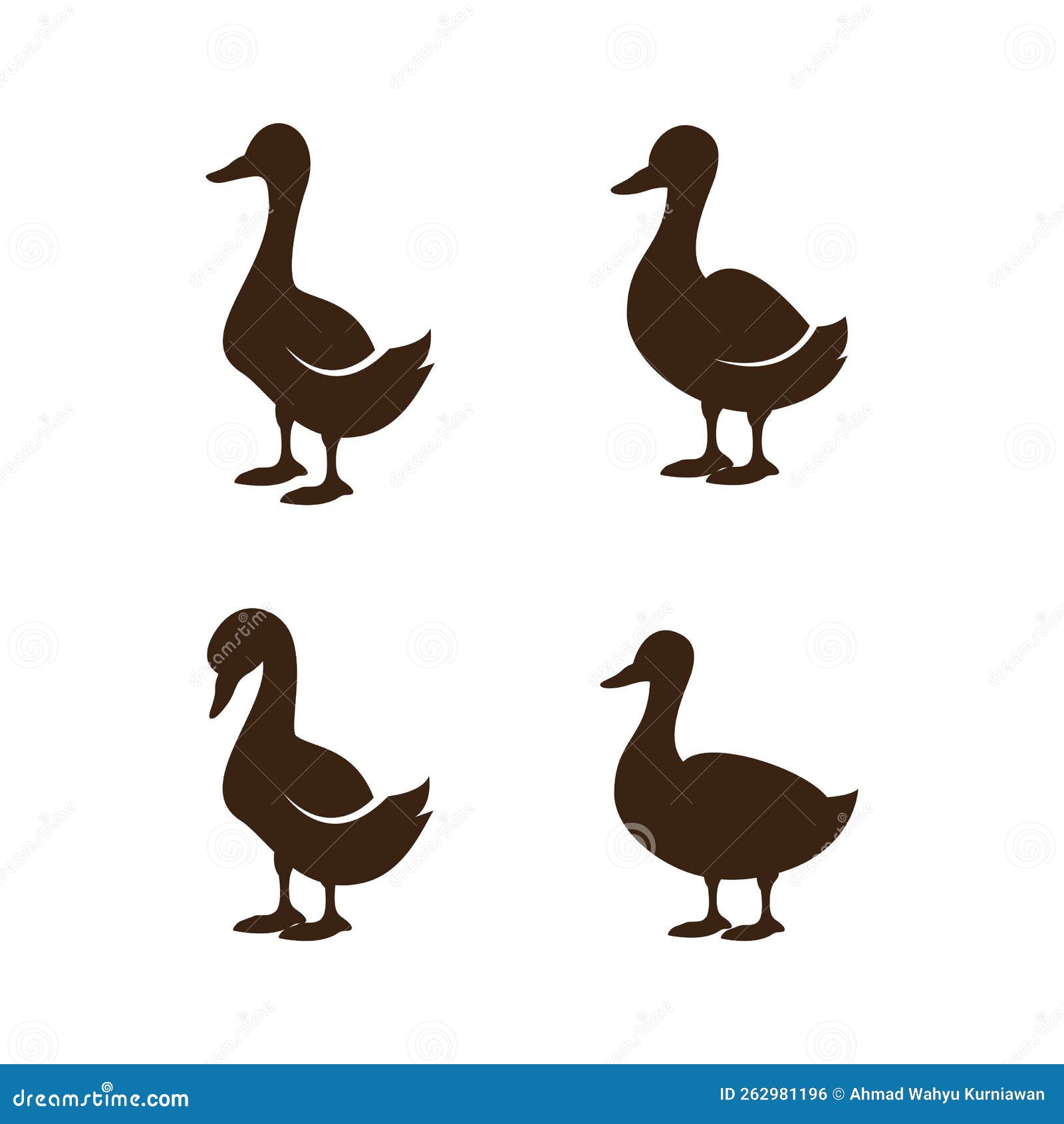 Duck logo vector stock vector. Illustration of bath - 262981196