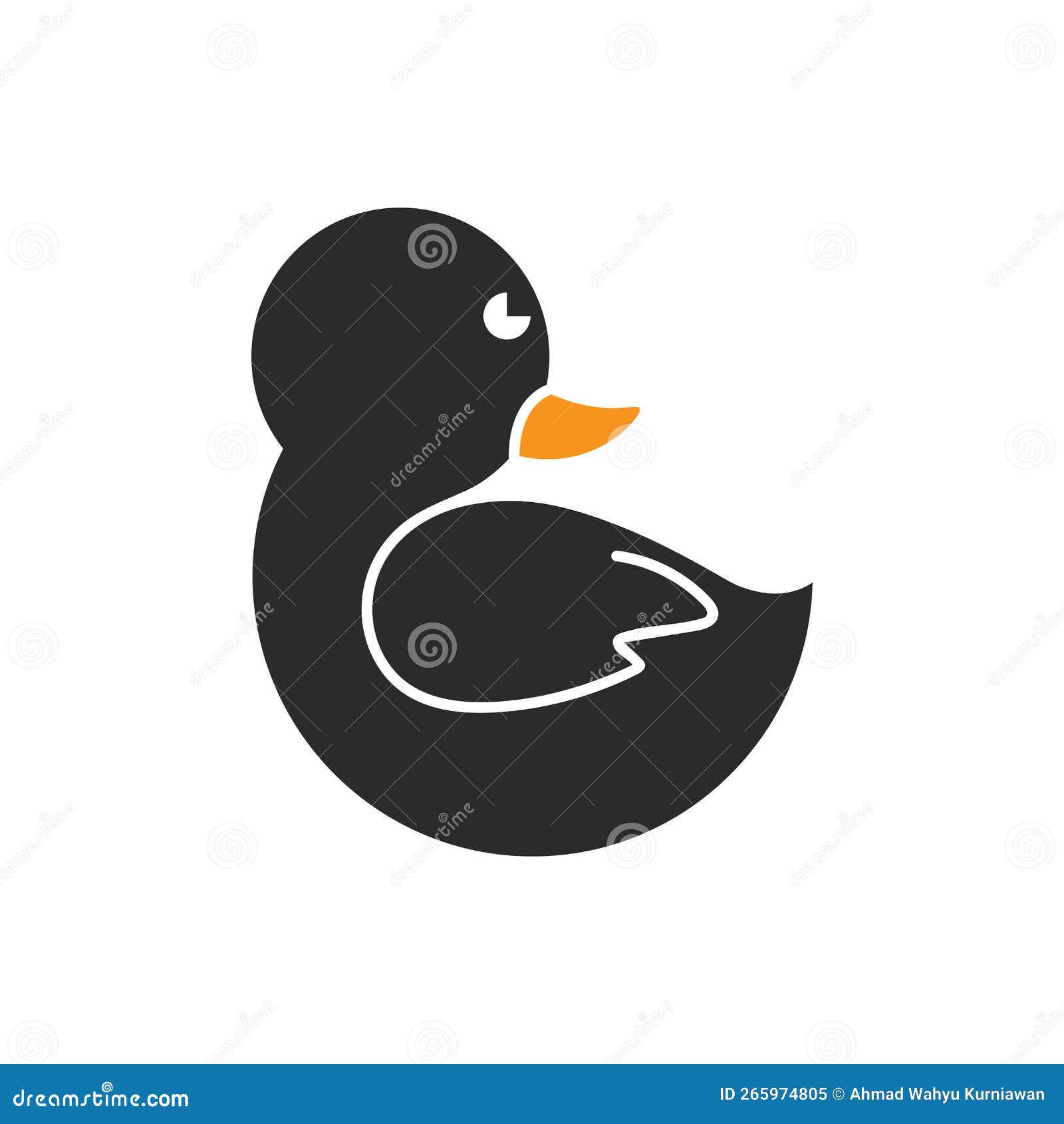 Duck logo vector stock vector. Illustration of logo - 265974805
