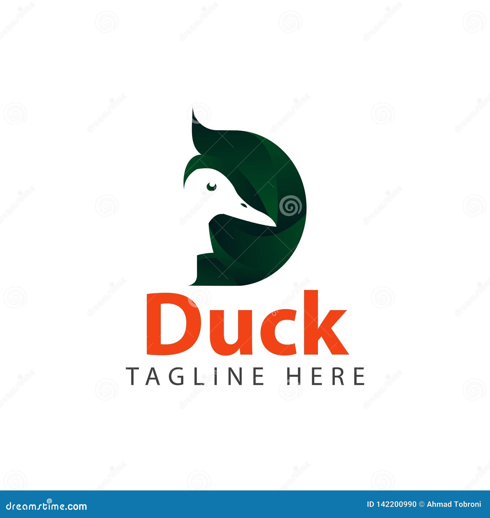 Duck Logo Vector Template Design Illustration Stock Vector ...