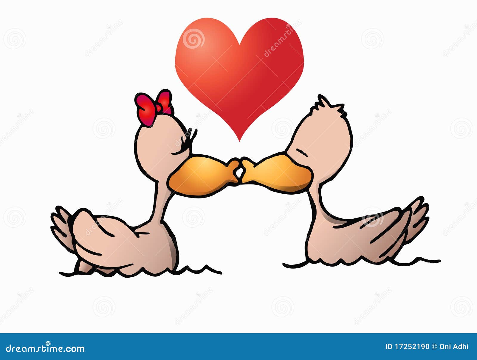 Kissing Duck Stock Photo | CartoonDealer.com #22430220