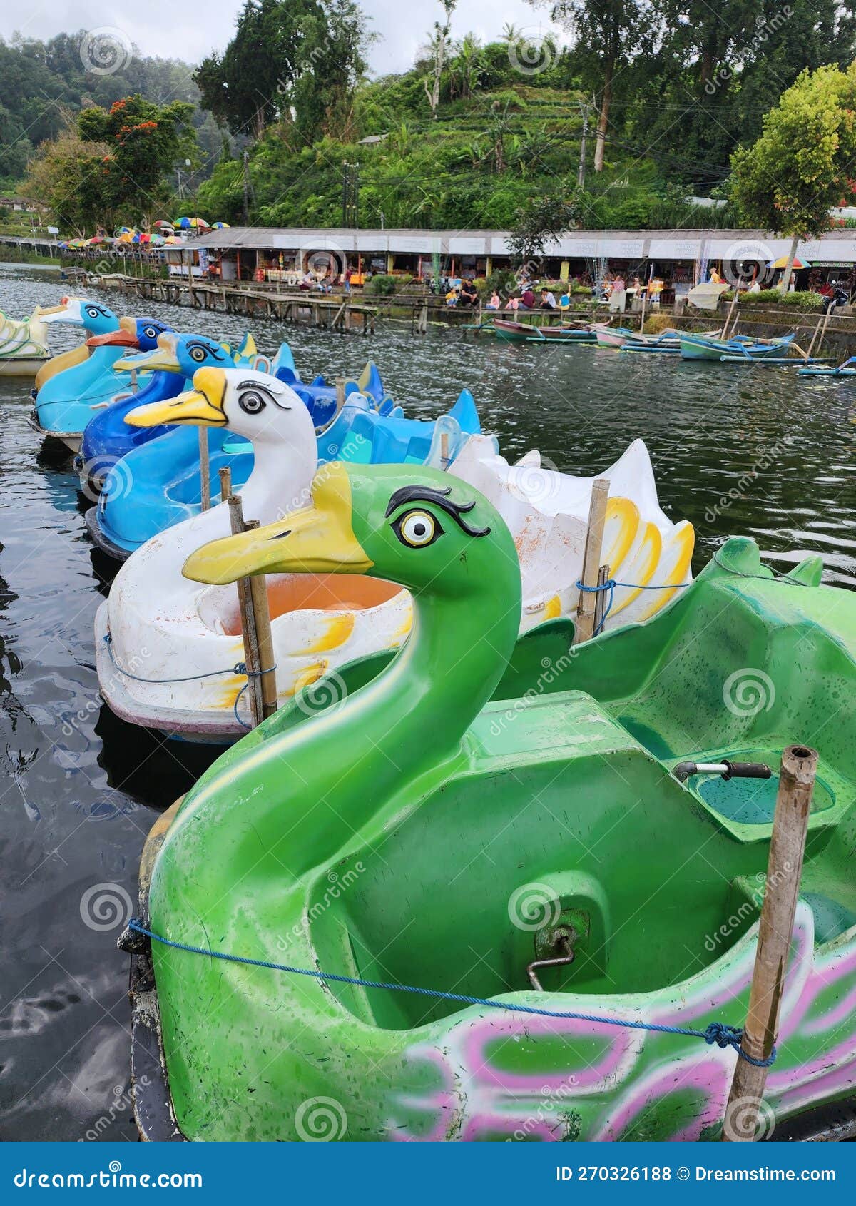Duck Paddle Boat stock photo. Image of bedugul, boat - 270326188