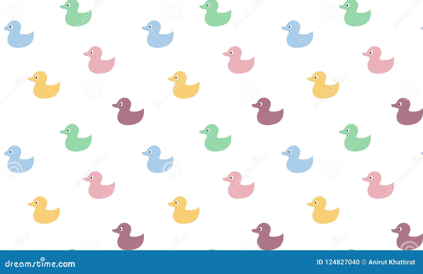 Duck pattern background stock vector. Illustration of graphic - 124827040
