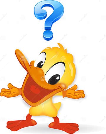 Duck - Question Illustration Stock Illustration - Illustration of duck ...