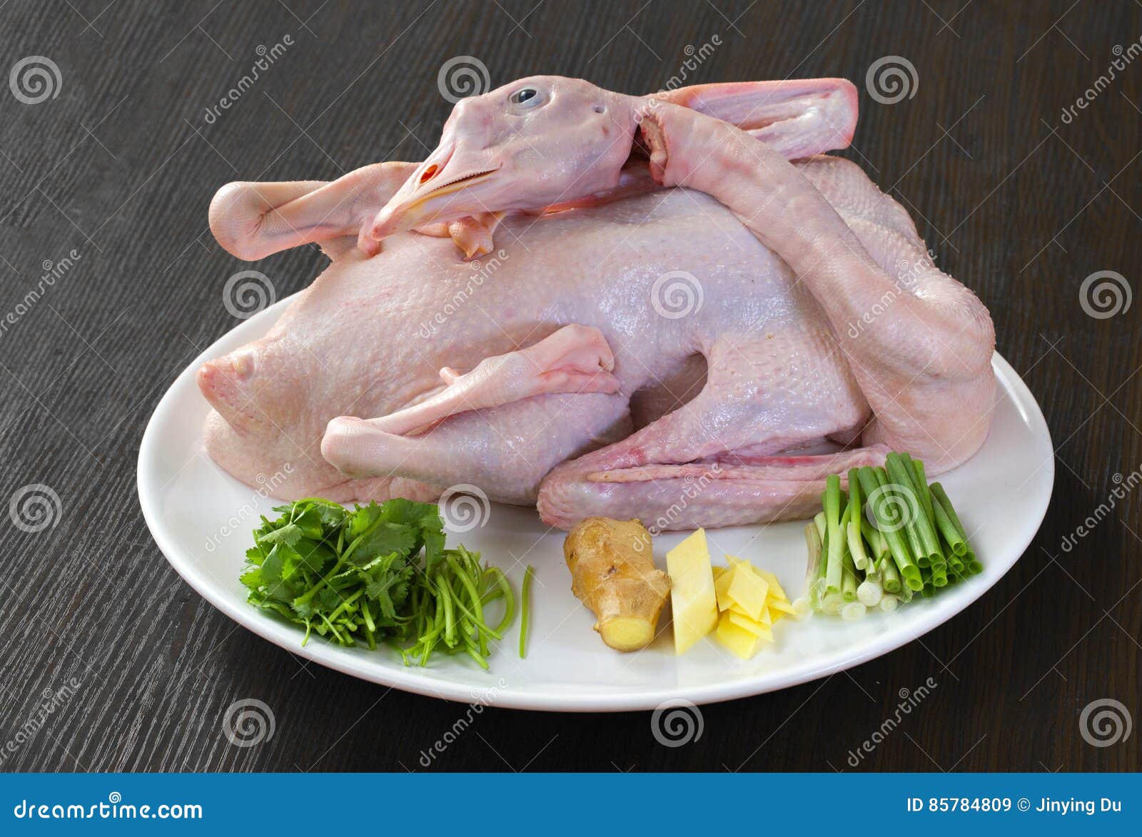 Duck, ready to be cooked stock image. Image of clean - 85784809