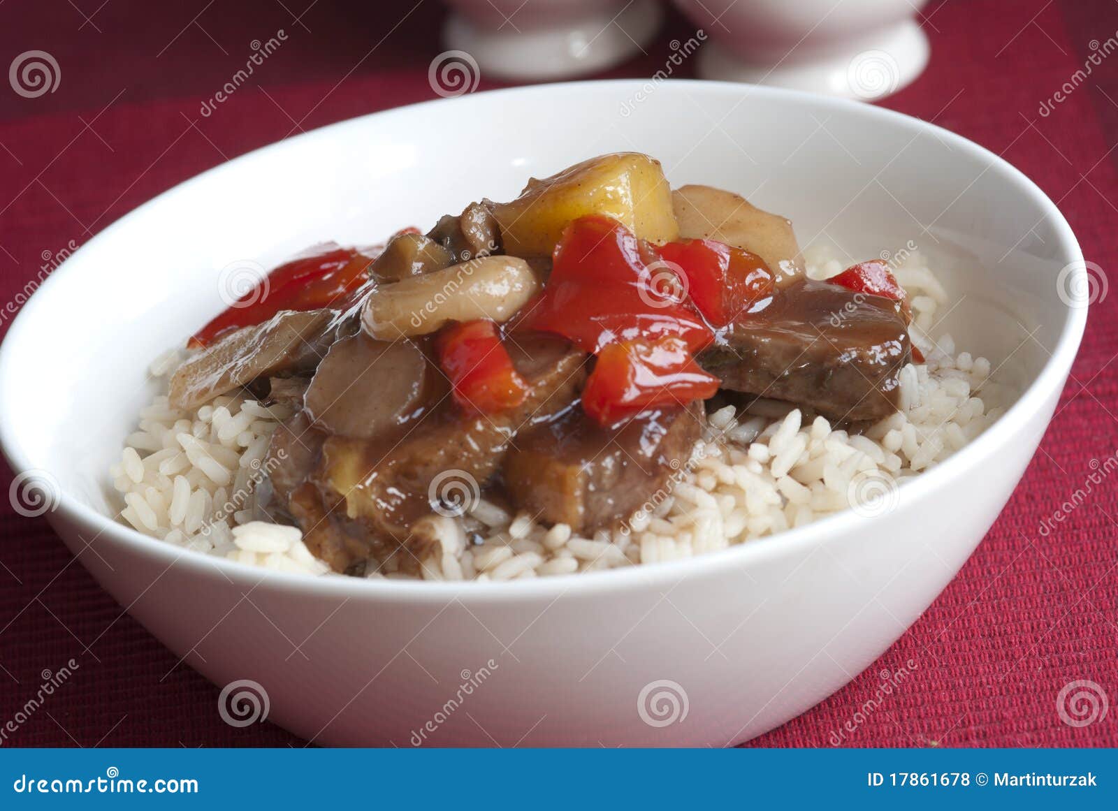 Duck with rice stock photo. Image of dine, food, roasted - 17861678