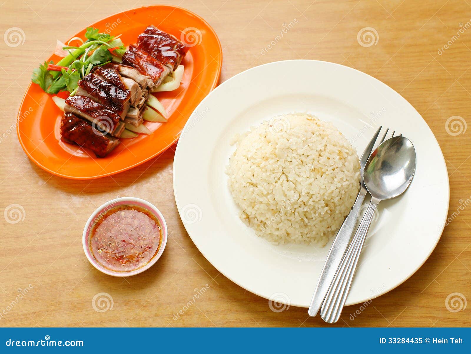 Duck with Rice Delicious Asia Food Stock Image - Image of asia, chinese ...