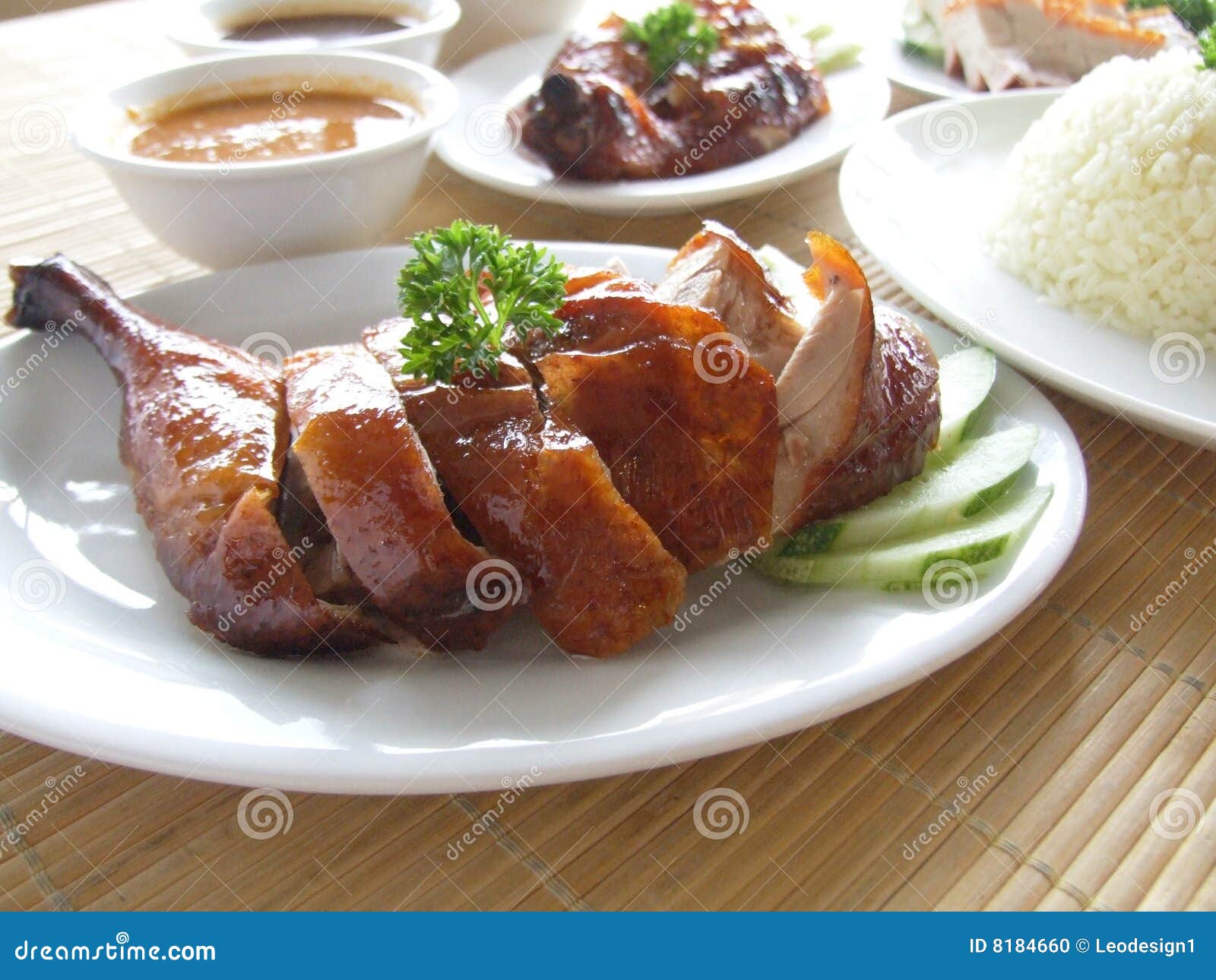 Duck Rice Set stock photo. Image of east, curd, china - 8184660