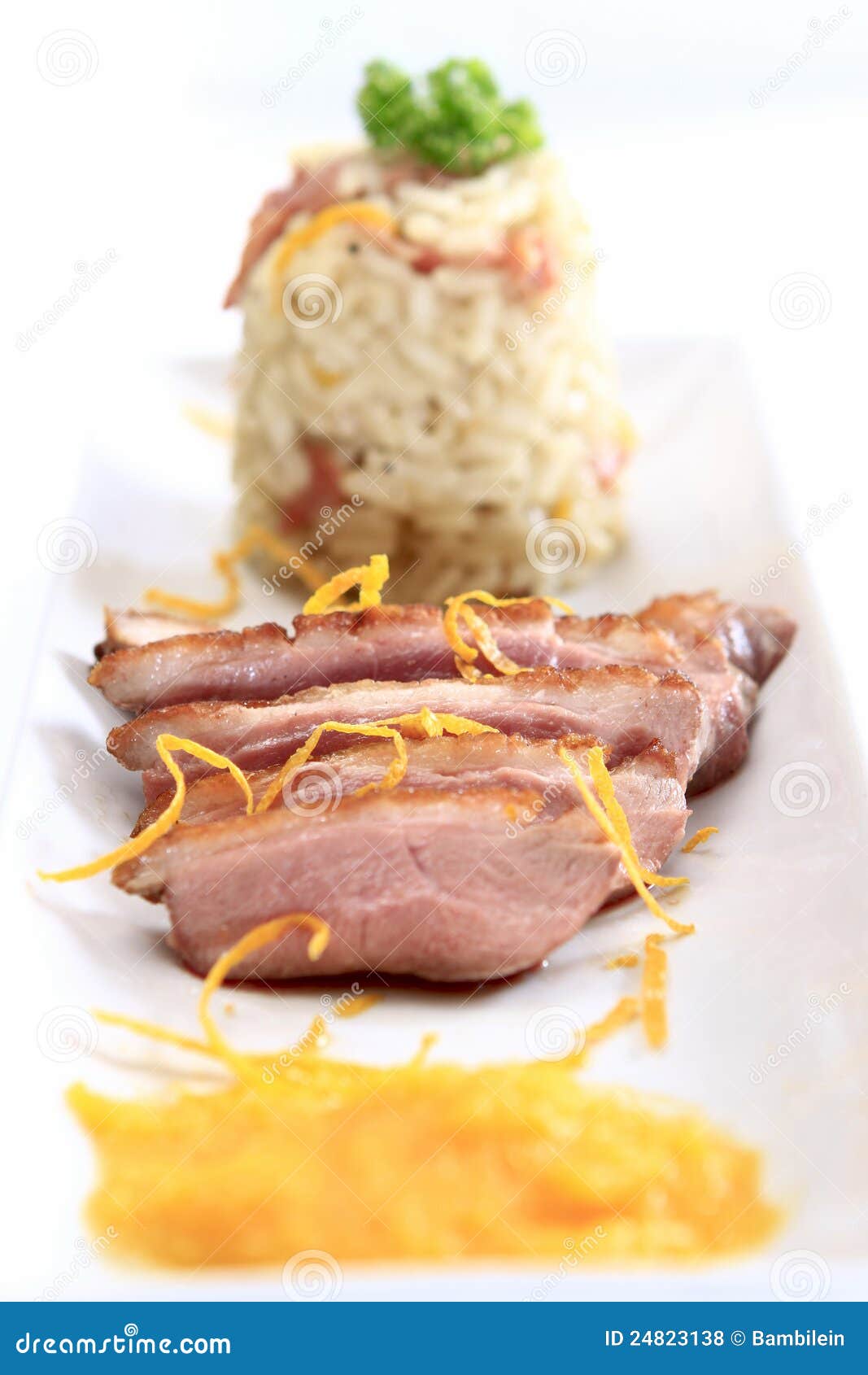 Duck Risotto stock photo. Image of breast, portuguese - 24823138