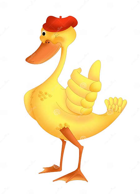 Duck smiling stock illustration. Illustration of wink - 15384656
