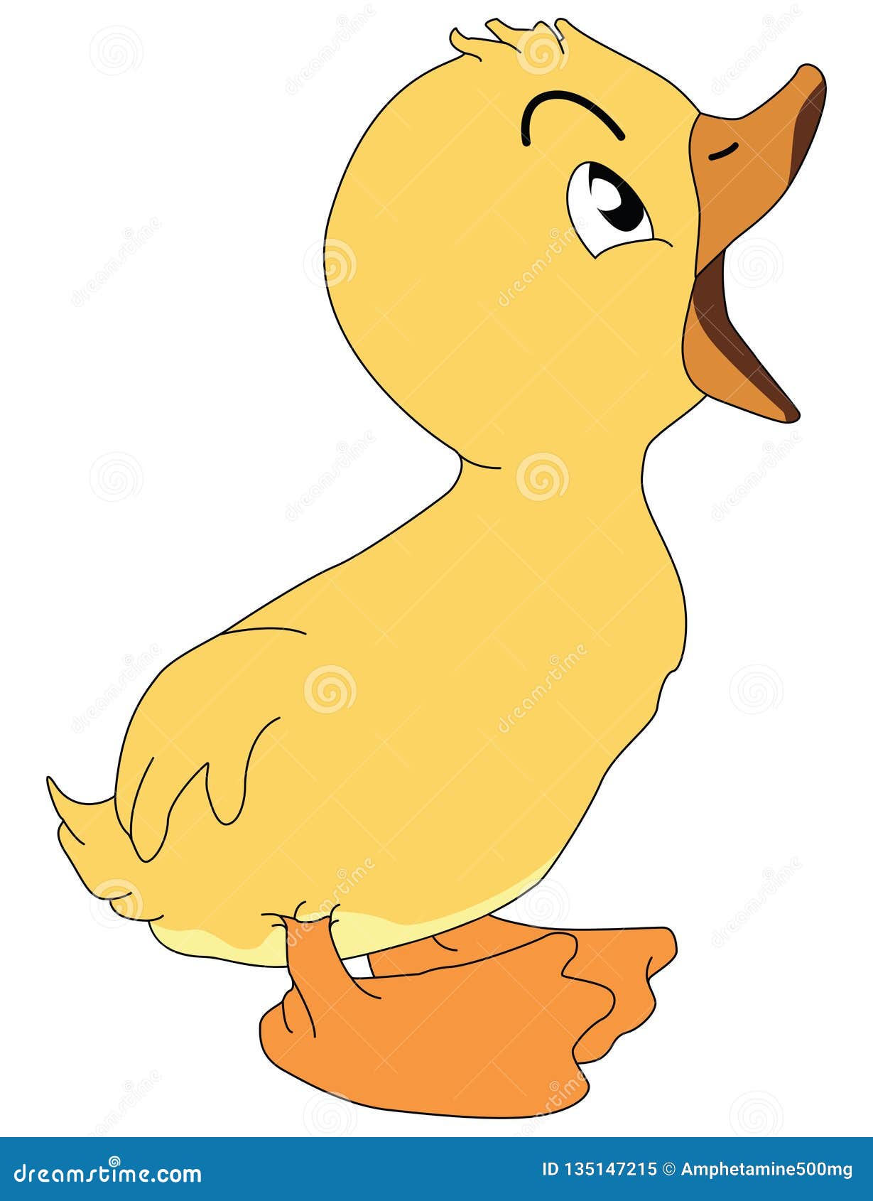 Duckling Cartoon Vector | CartoonDealer.com #135147215