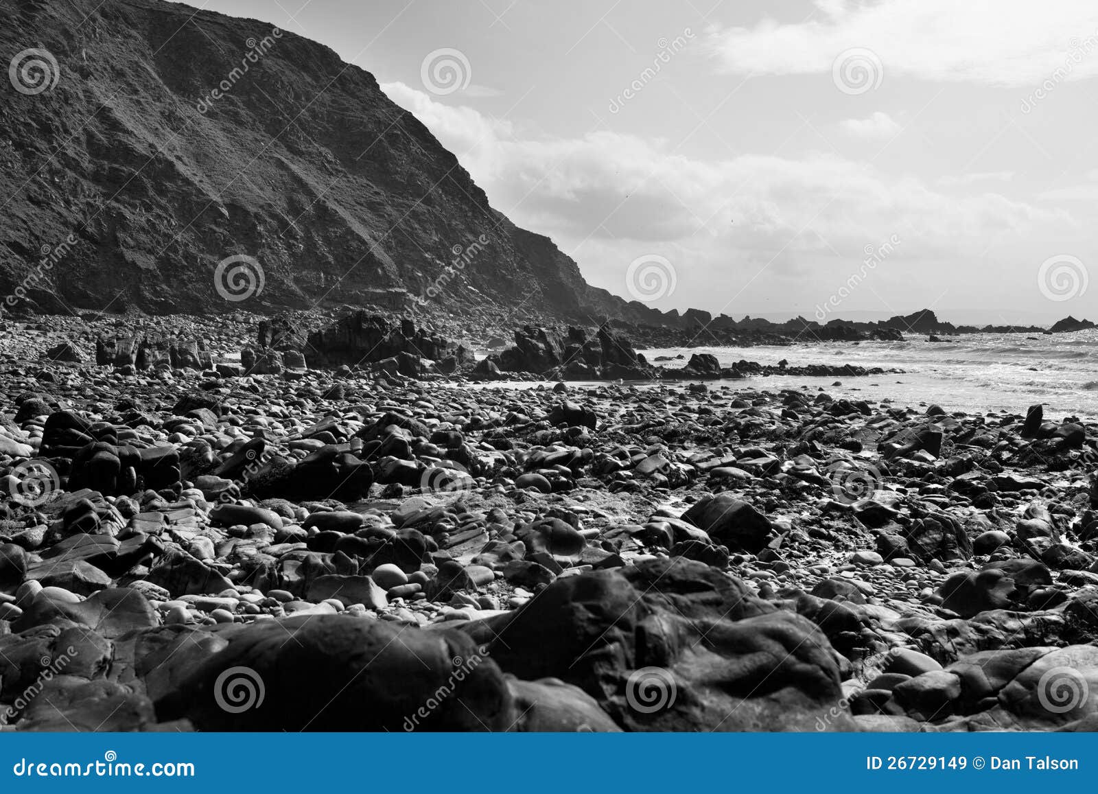 Duckpool beach stock image. Image of protected, cornwall - 26729149
