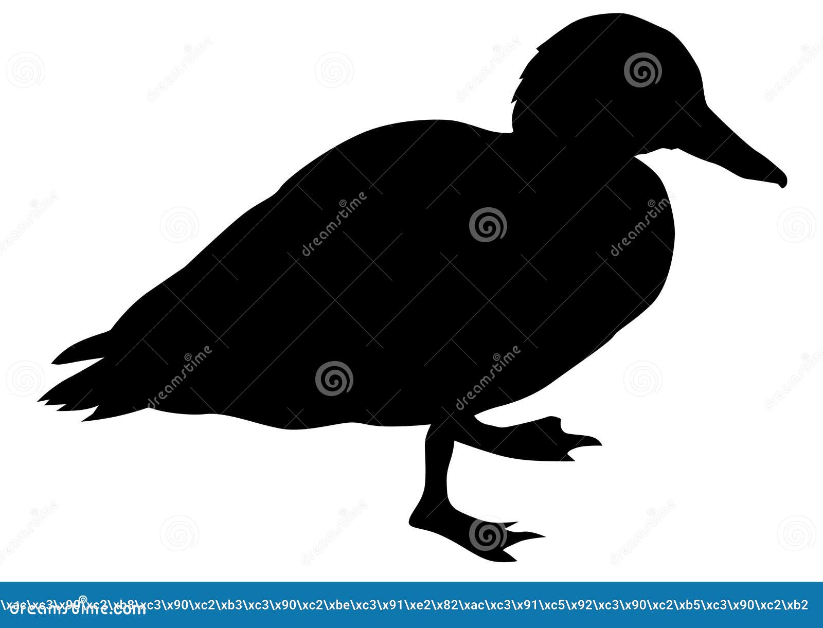 Ducks flock three stock vector. Illustration of feather - 137013045