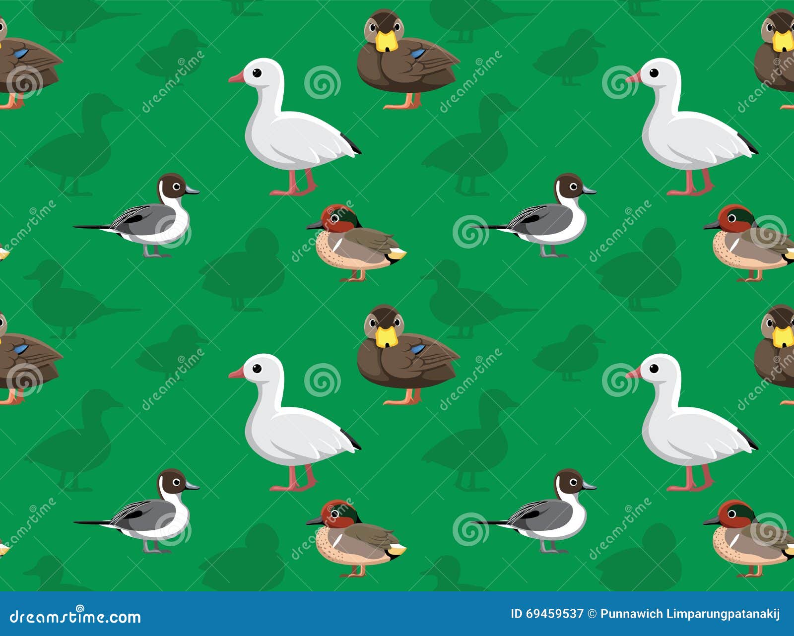 Ducks Wallpaper 6 stock vector. Illustration of river - 69459537
