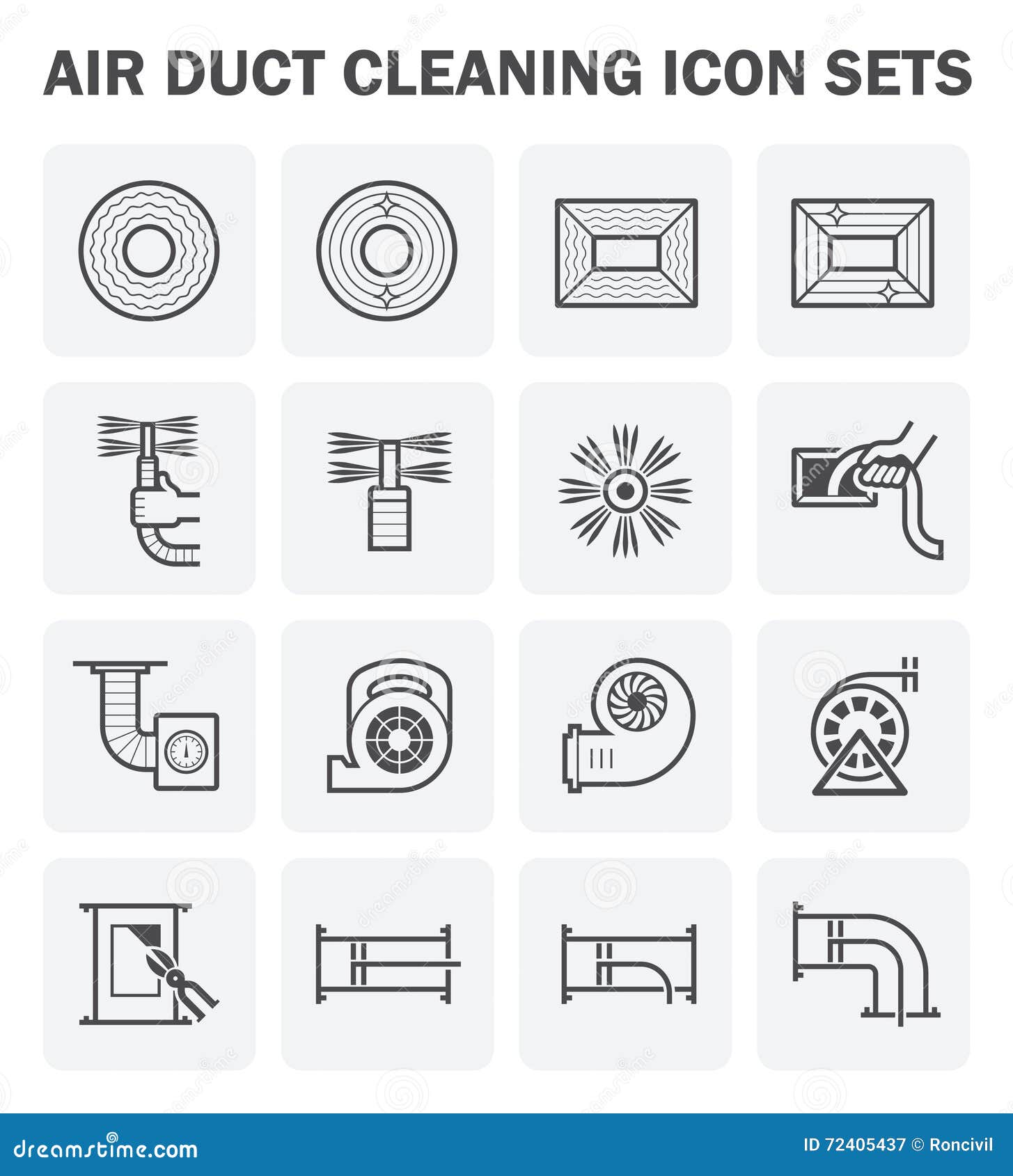 Fan And Vent Duct Icon Color Outline Vector Royalty-Free Stock Photo ...