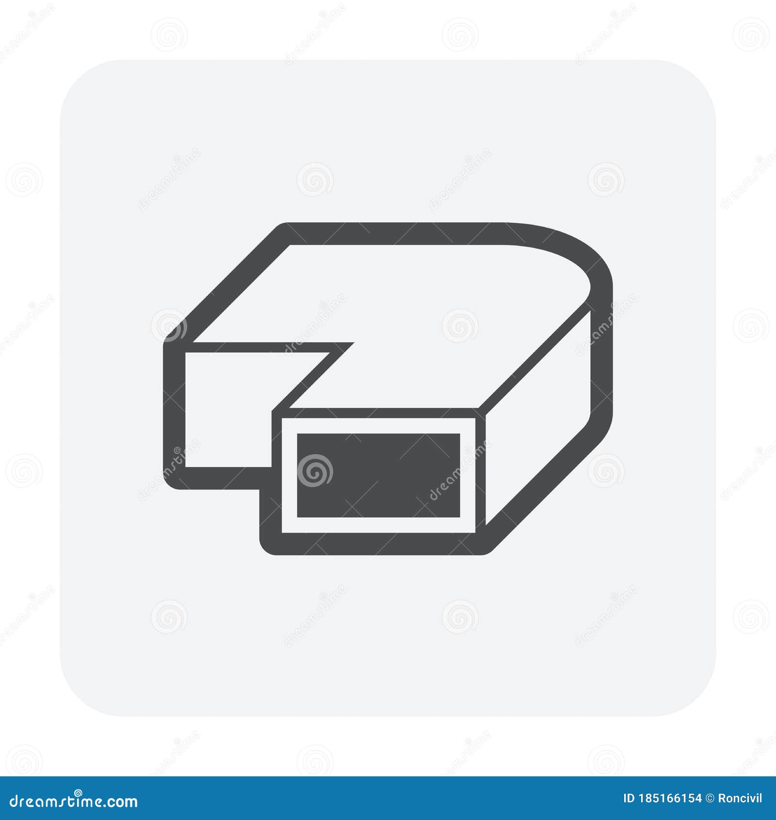 Duct icon black stock vector. Illustration of ductwork - 185166154