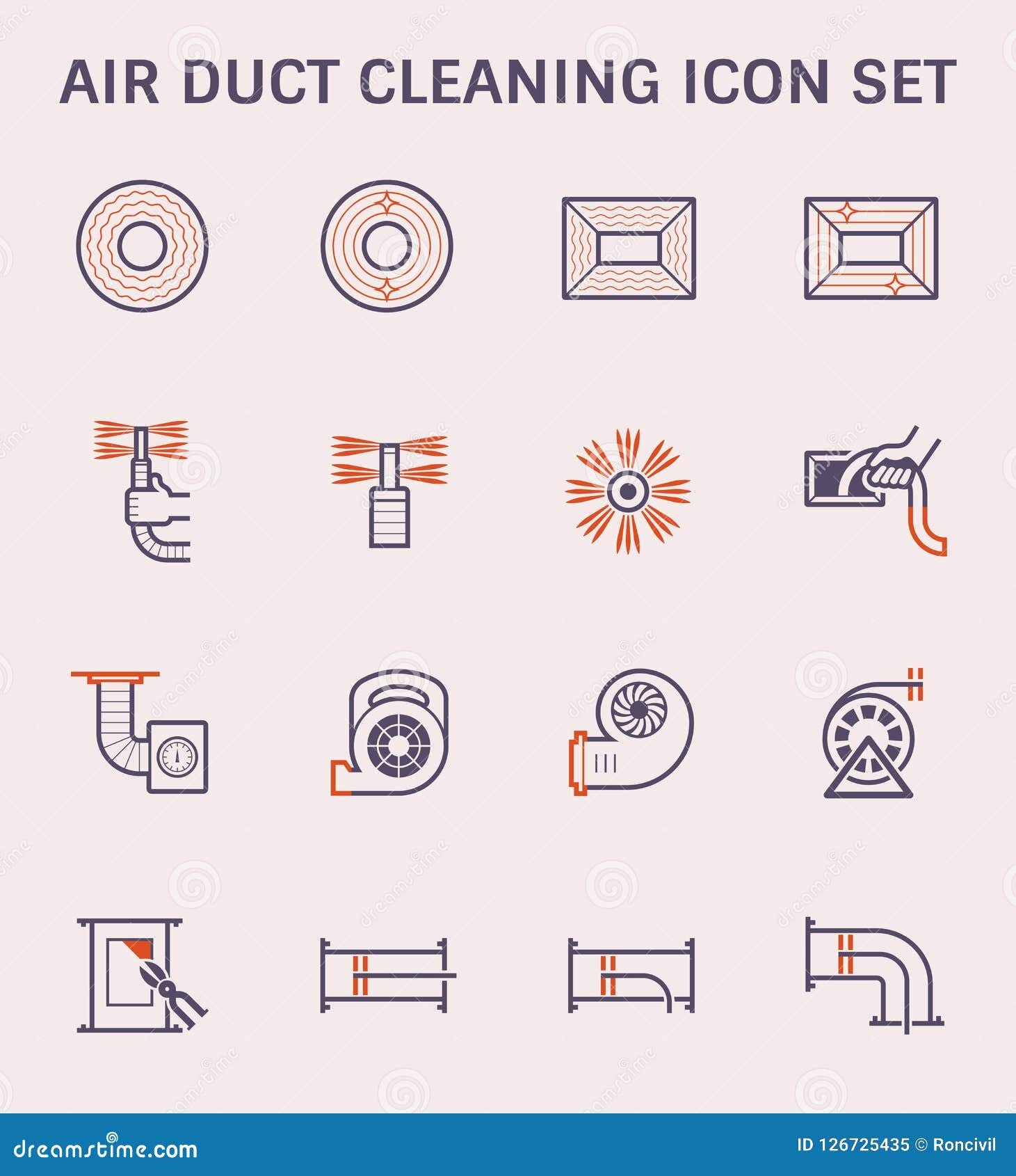 Duct pipe icon stock vector. Illustration of fitting - 126725435