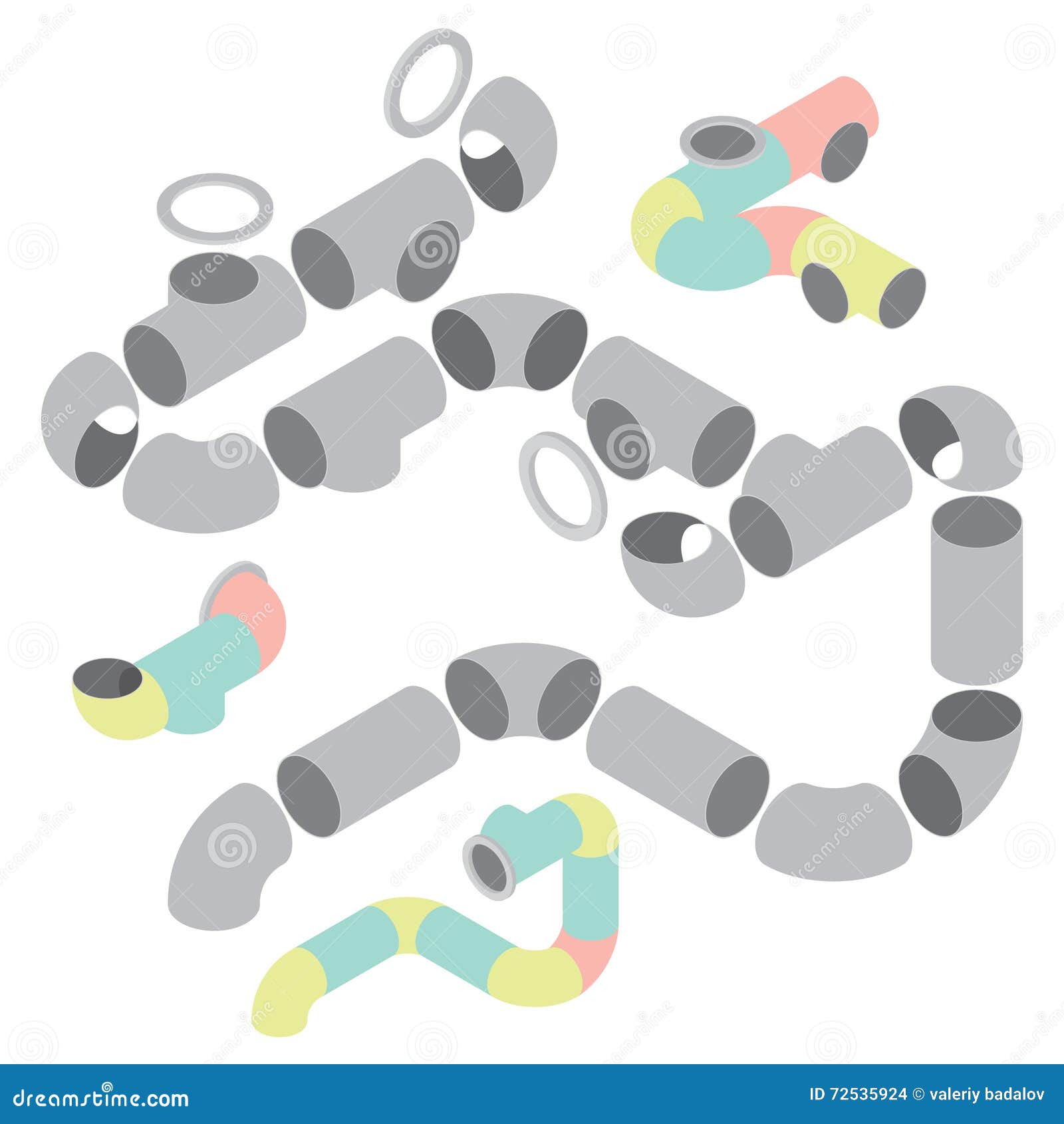 Air Duct Pipe Vector Illustration | CartoonDealer.com #157918984