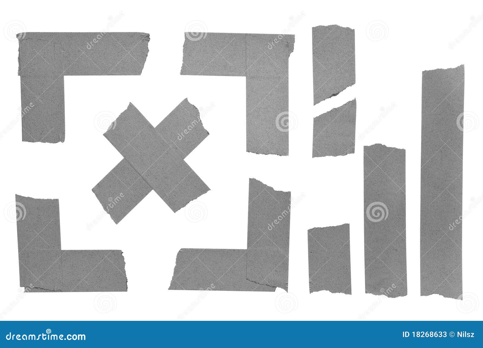 Duct Tape Corners and Stripes Stock Image - Image of cross, duct: 18268633