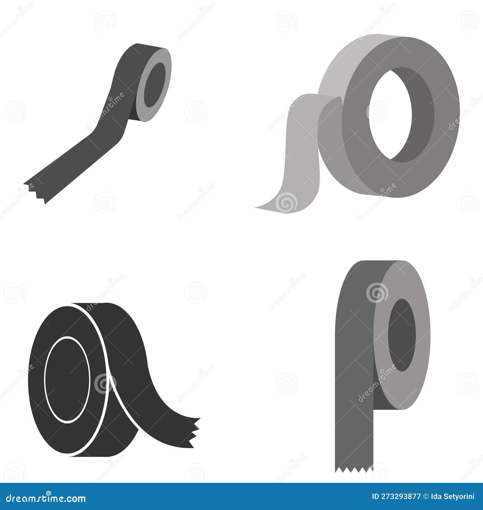 Duct tape icon vector stock illustration. Illustration of color - 273293877