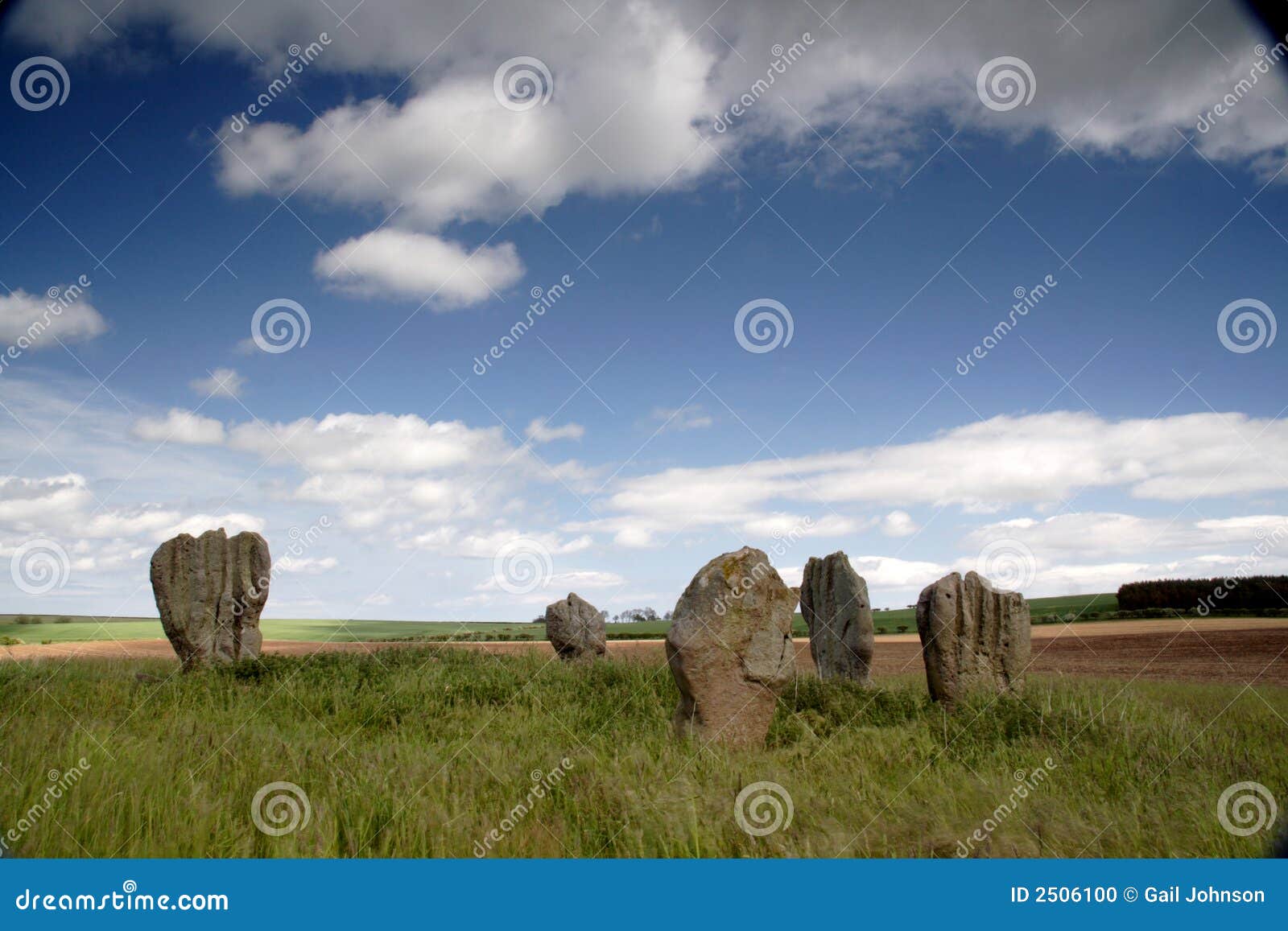 Duddo stone circle stock photo. Image of duddo, england - 2506100