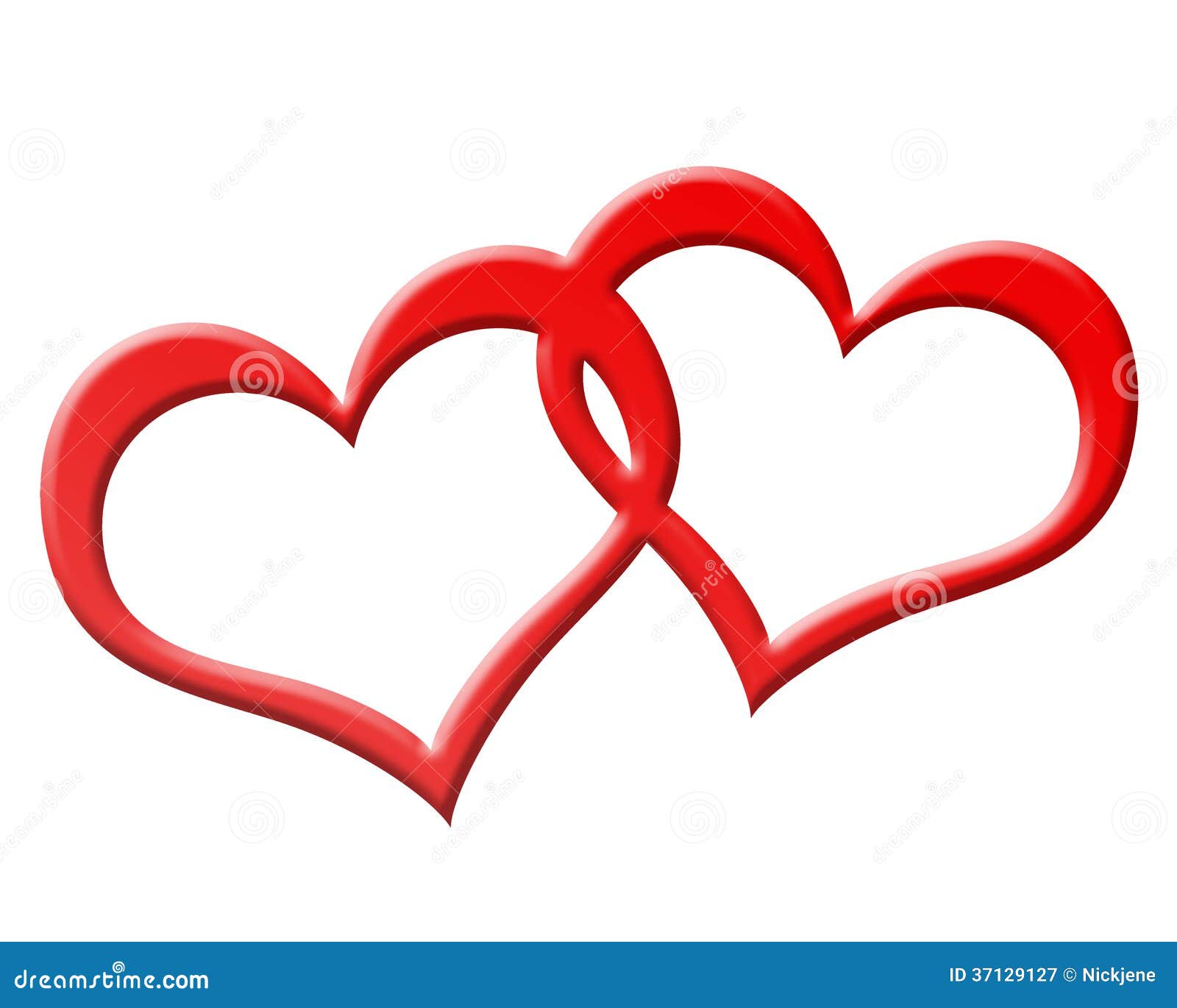 Clipart Di Due Cuori Rossi