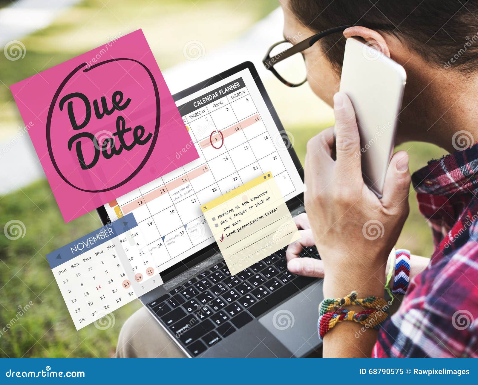 Due Date Appointment Day Event Important Concept Stock Image - Image of ...