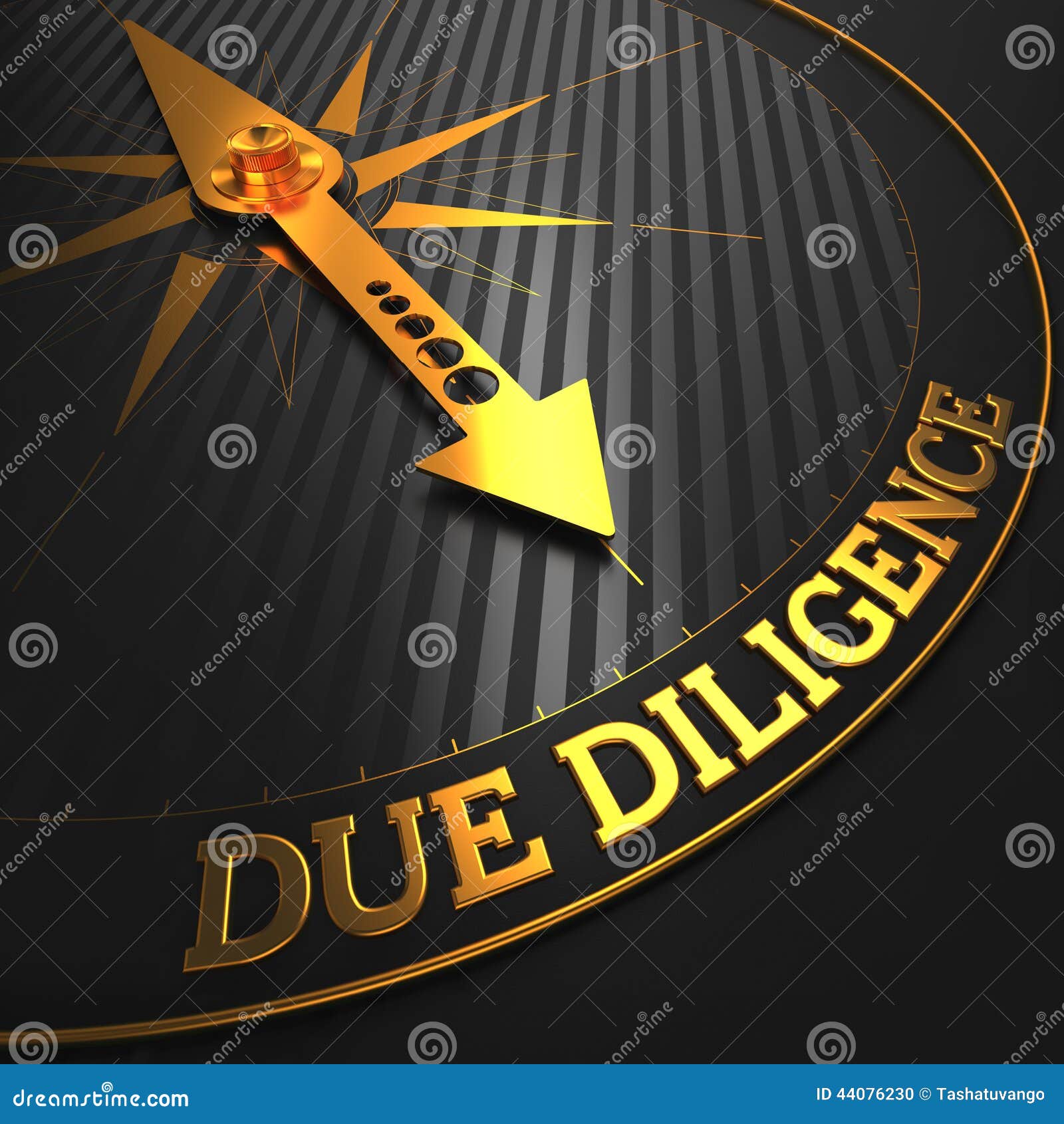 Due Diligence Golden Compass Needle Stock Illustrations – 2 Due ...