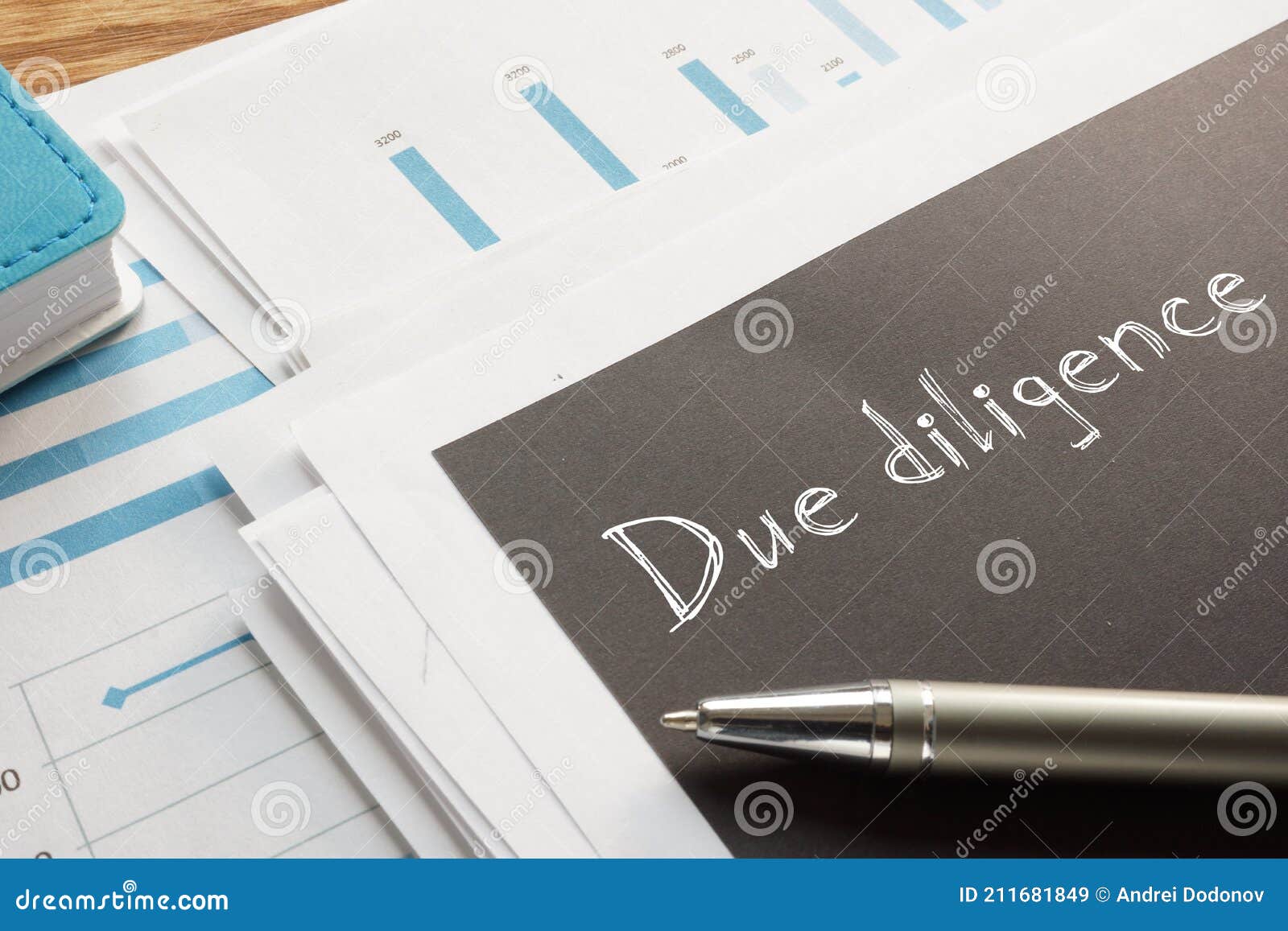Due Diligence is Shown on the Photo Using the Text Stock Image - Image ...