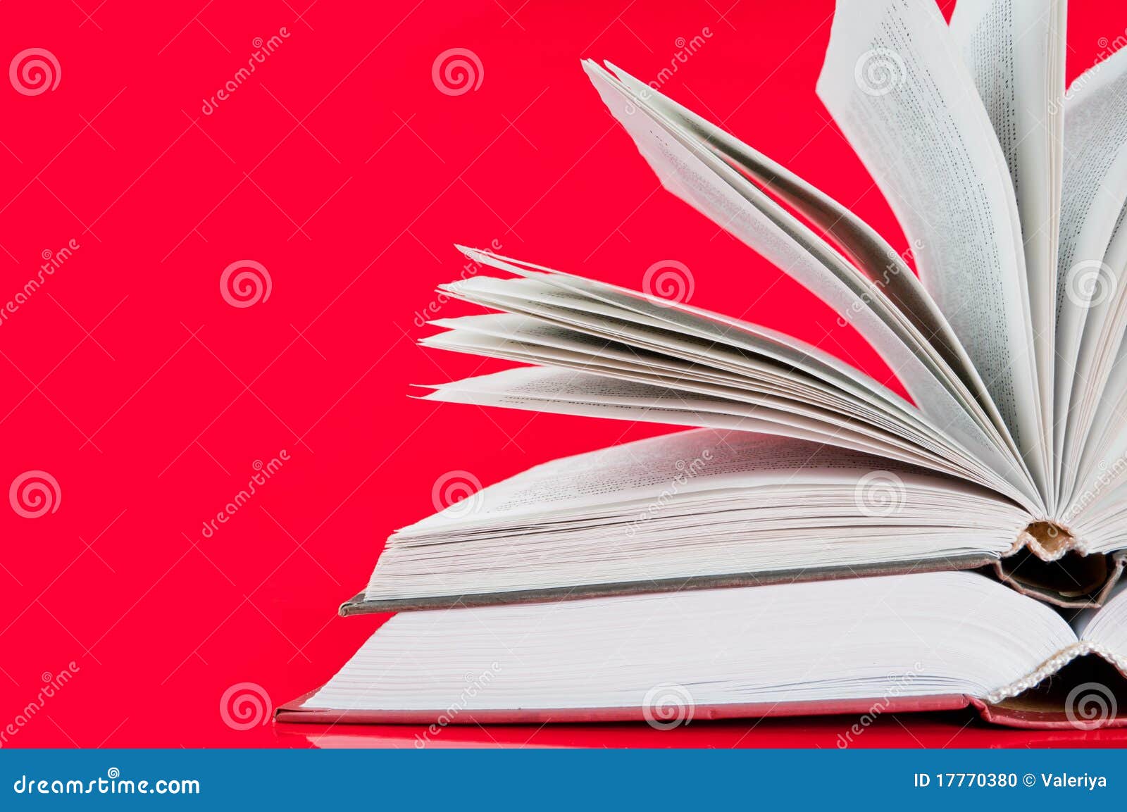 Due libri aperti fotografia stock. Immagine di libreria - 17770380