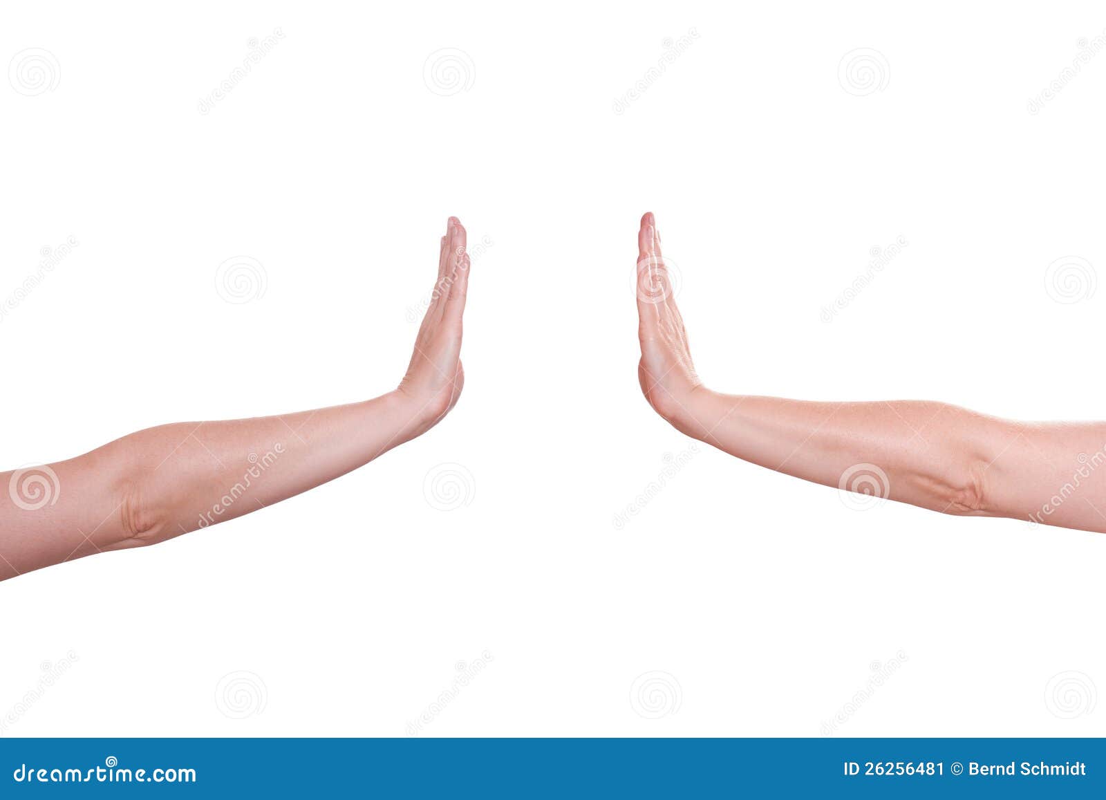 Due Mani Sono Holding E Spingere Immagine Stock - Immagine di mani ...