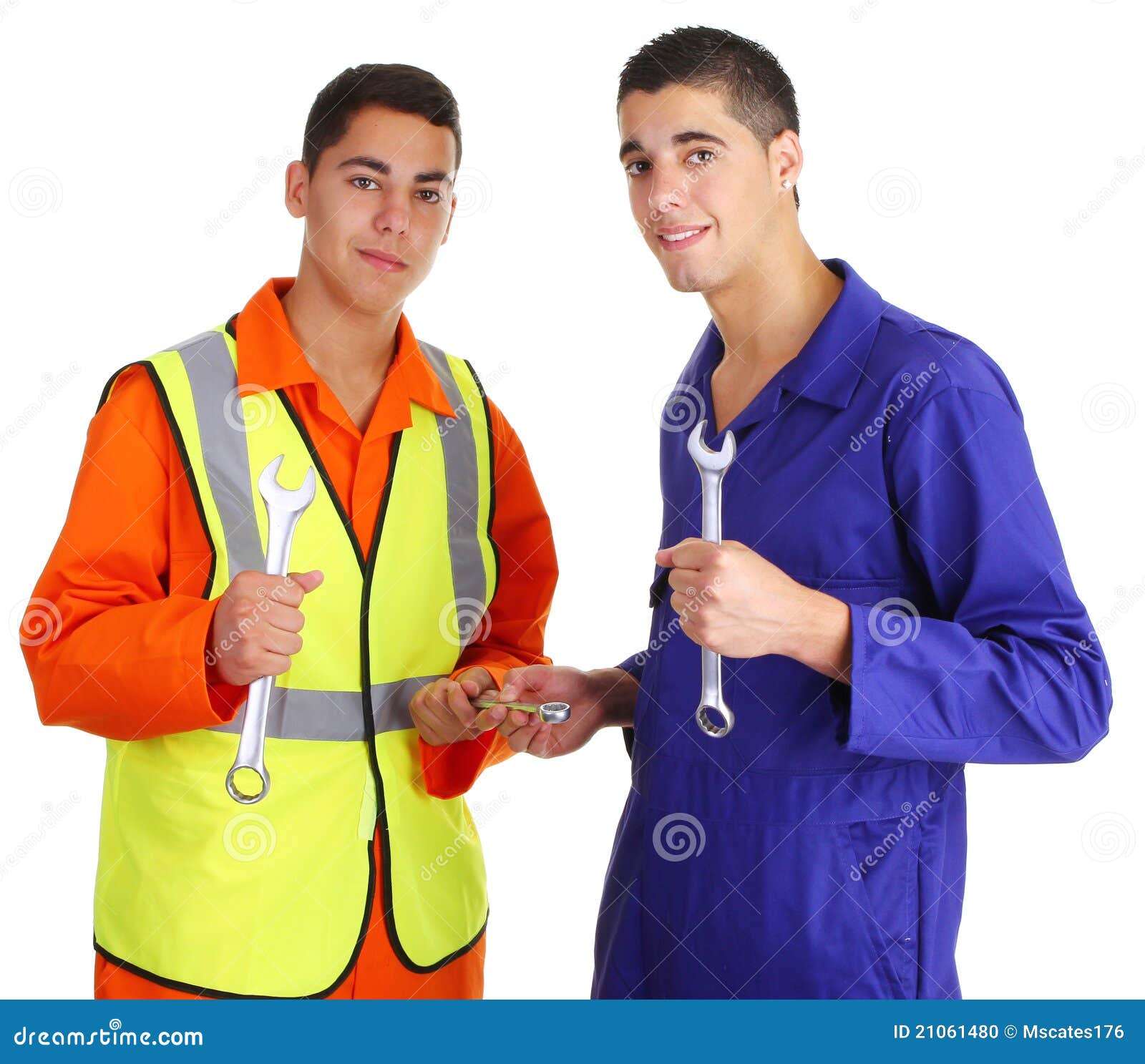 Due operai fotografia stock. Immagine di sfondo, professionista - 21061480