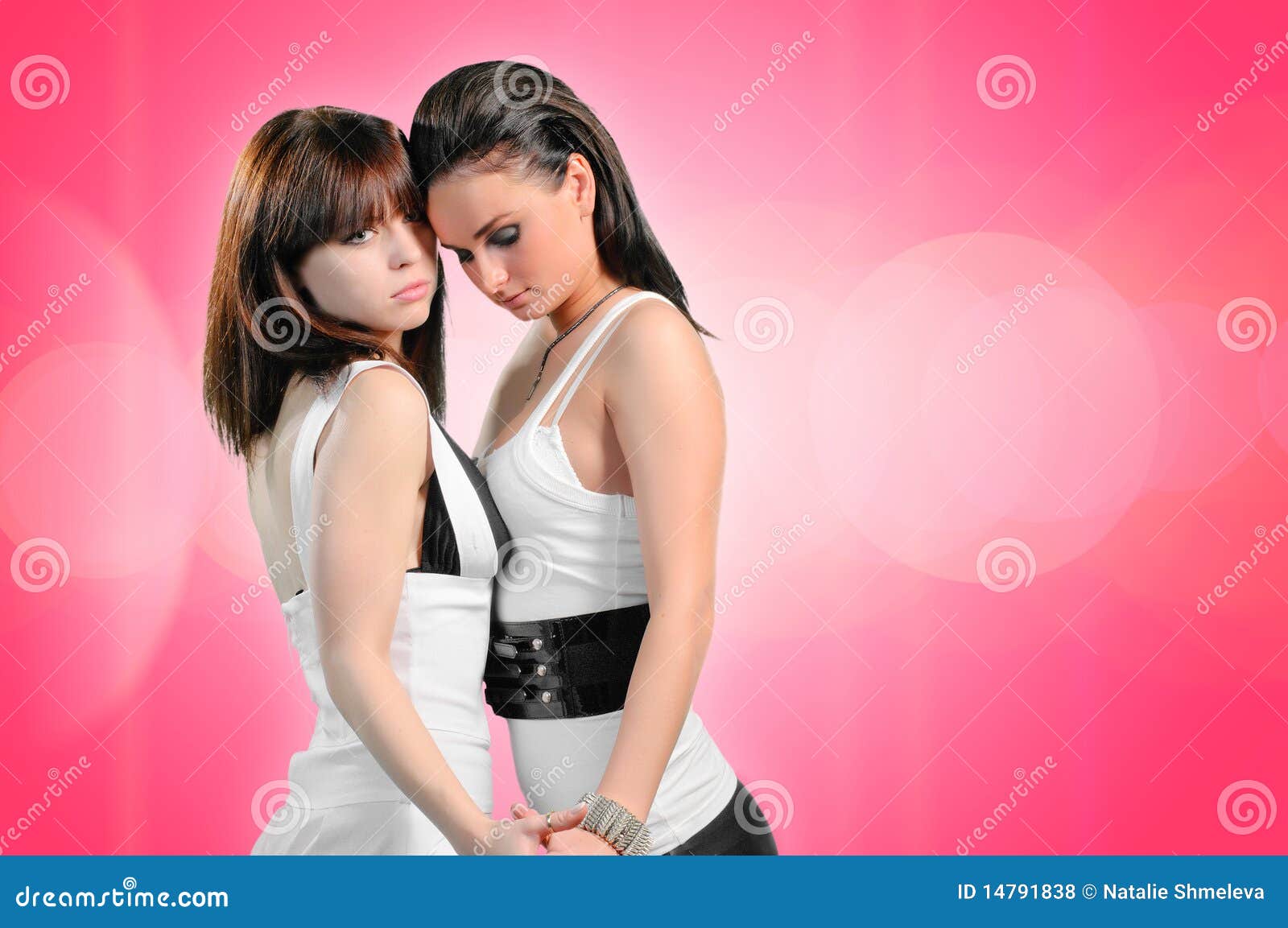 Due Ragazze Lesbiche Fotografia Stock Immagine Di Modo 14791838
