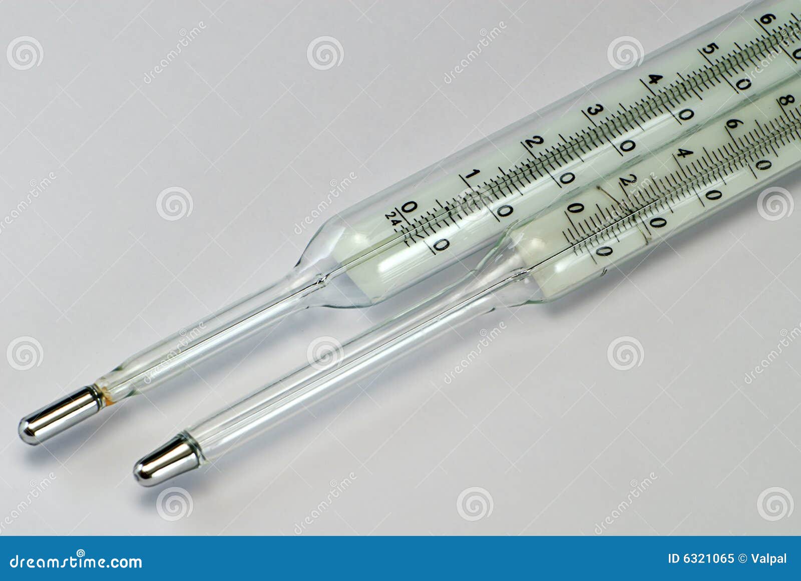 Due termometri immagine stock. Immagine di macro, calore - 6321065