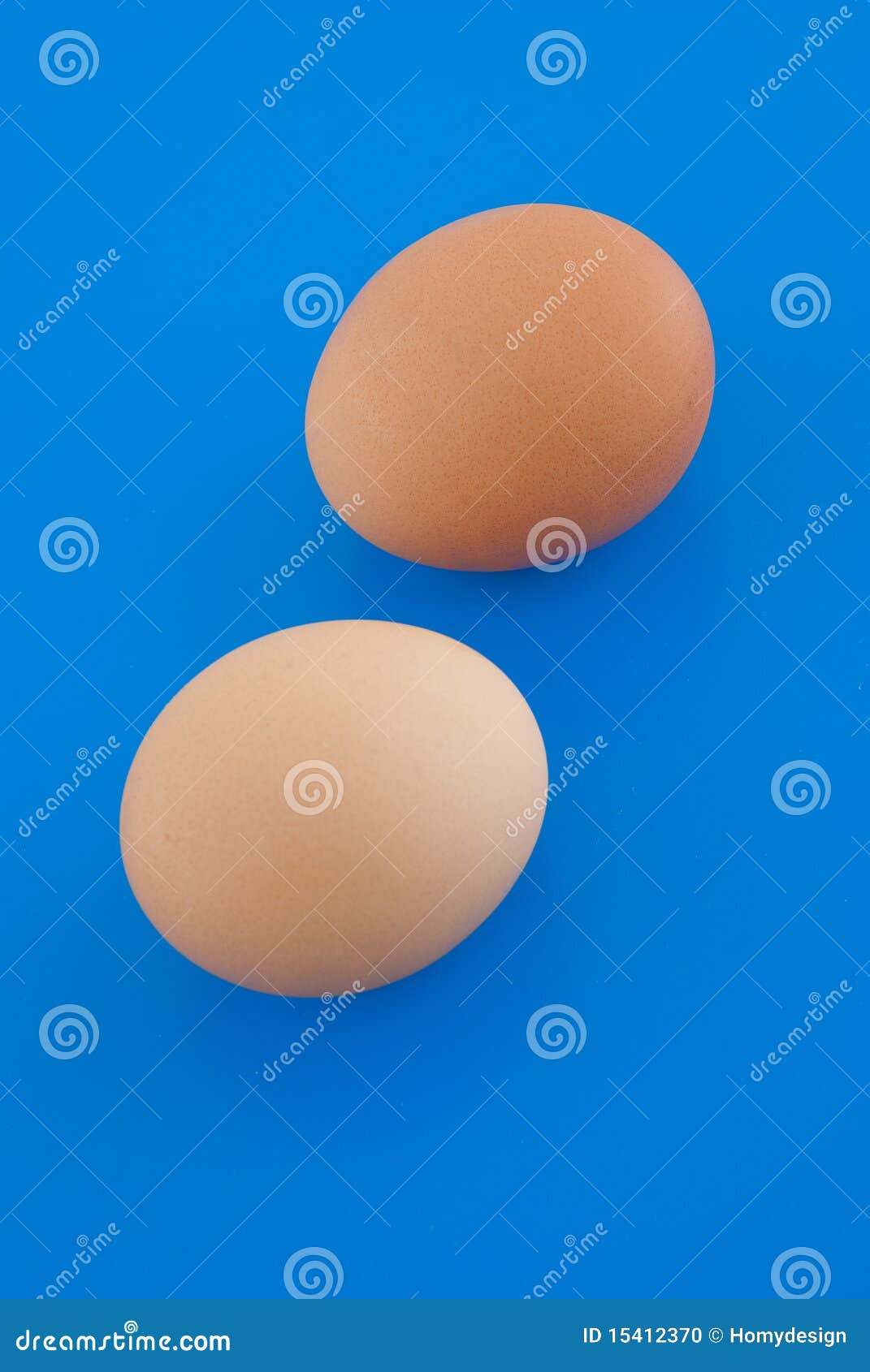 Due uova fotografia stock. Immagine di tuorlo, gamma - 15412370