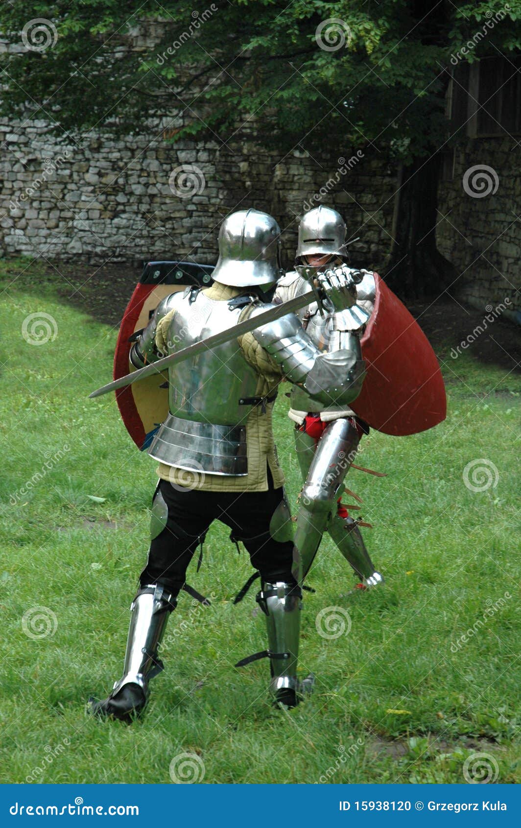 Duel stock photo. Image of medieval, sword, courage, duel - 15938120