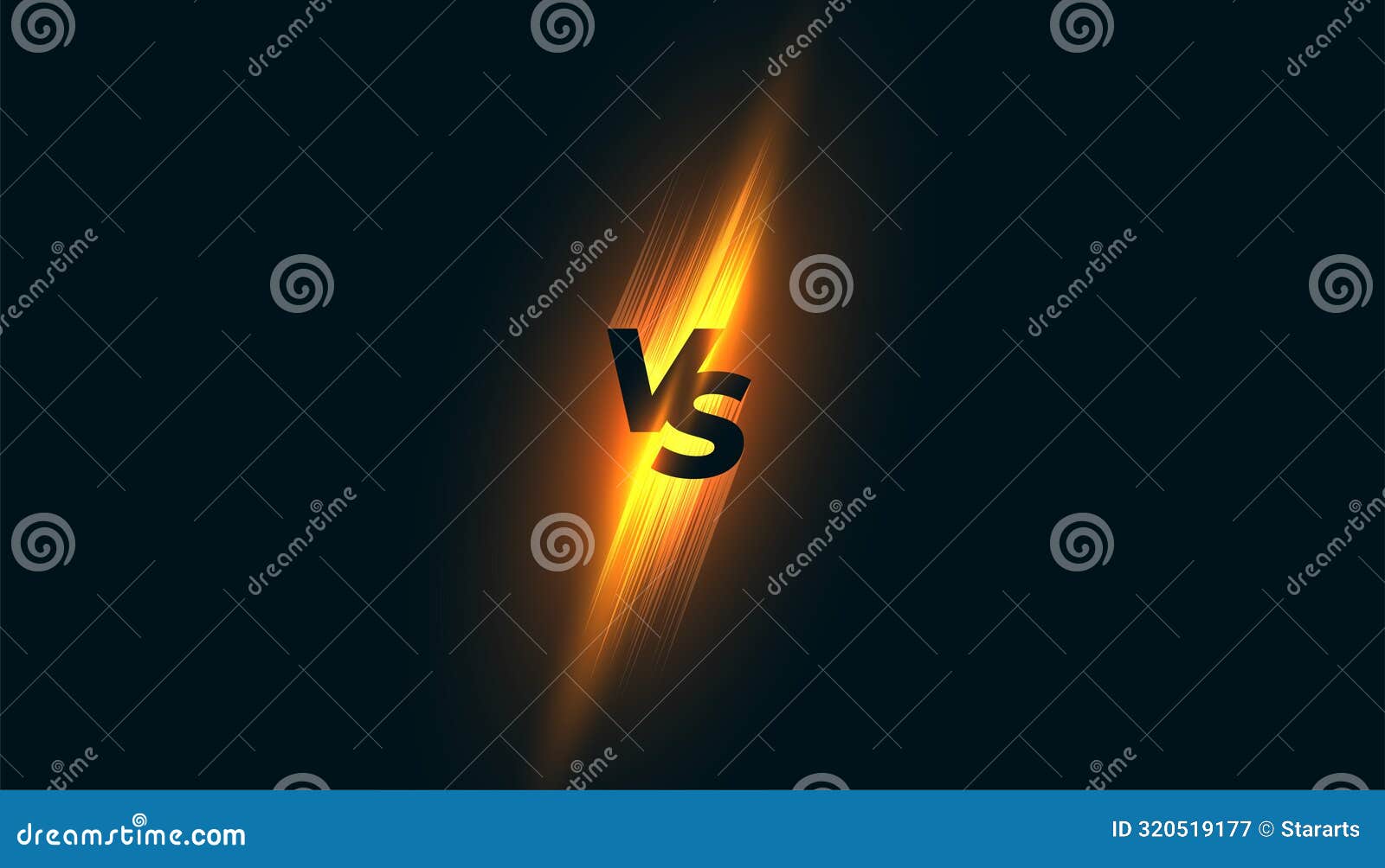Duel Clash Versus Vs Banner for Conflict and Competition Stock Vector ...